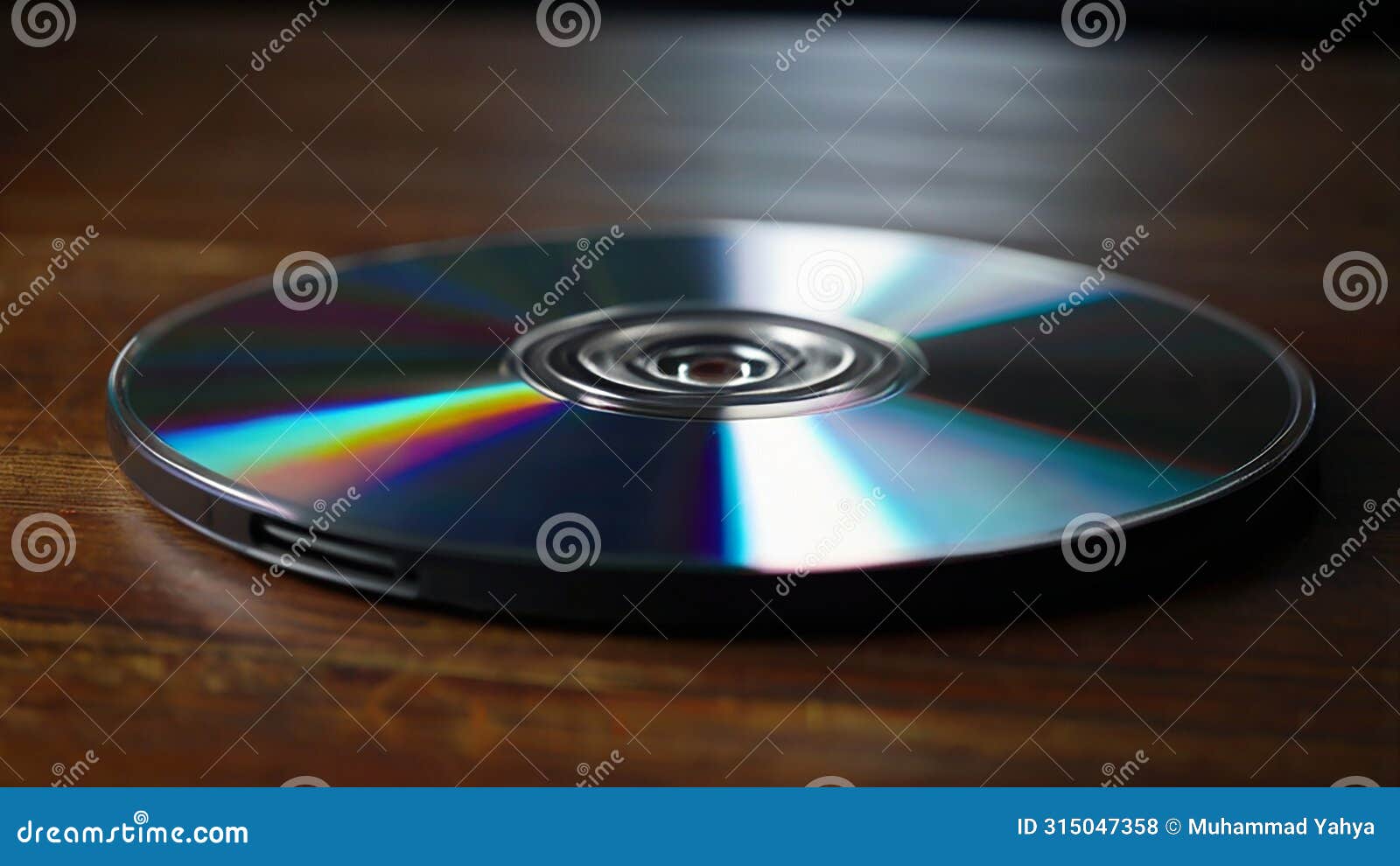 Illustration of a CD DVD Cassette on a Table Stock Illustration ...