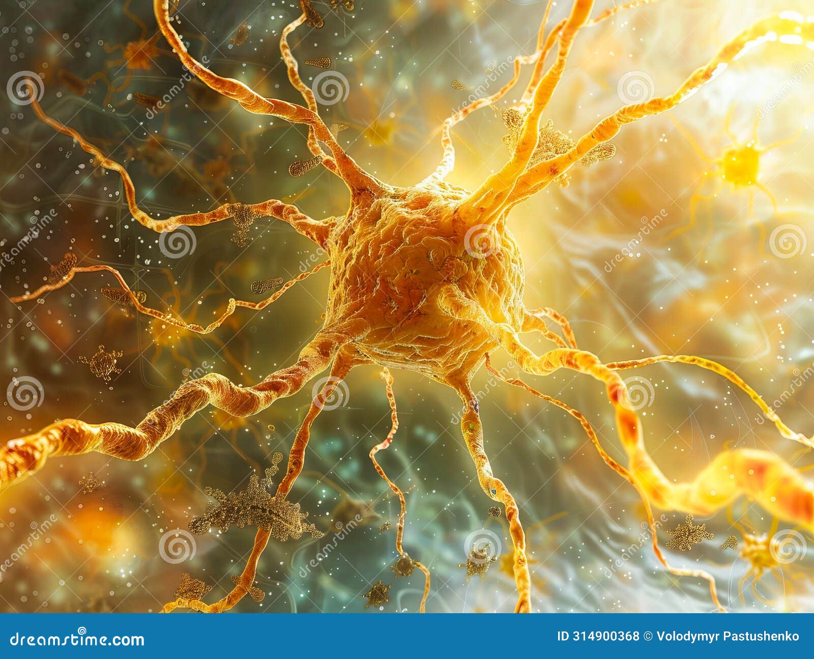 An Illustration of a Cell with Many Cells Stock Photo - Image of marine ...