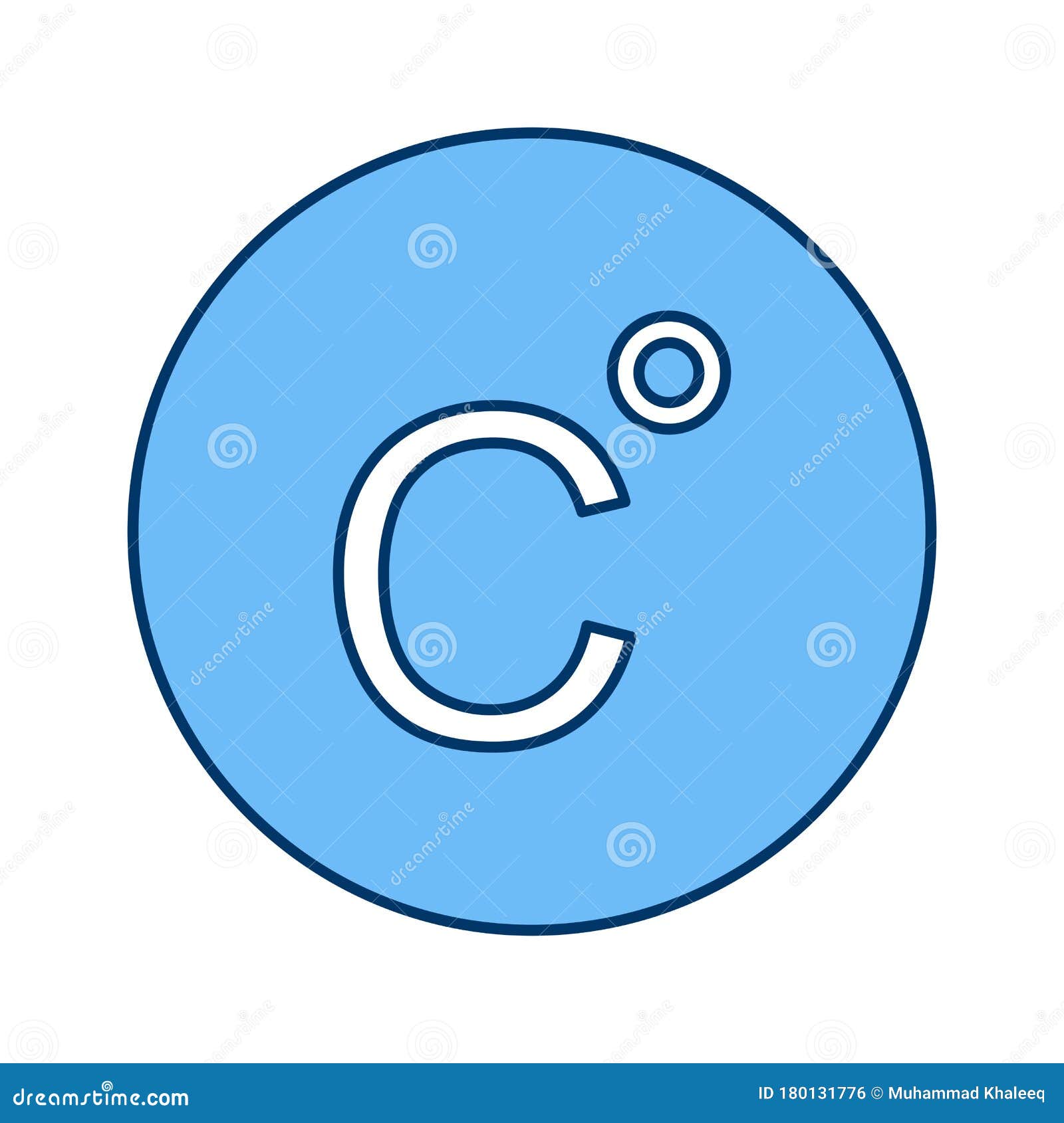 Illustration Celsius Icon for Personal and Commercial Use.. Stock ...