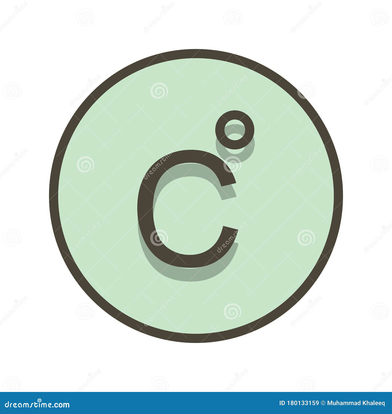 Illustration Celsius Icon for Personal and Commercial Use.. Stock ...
