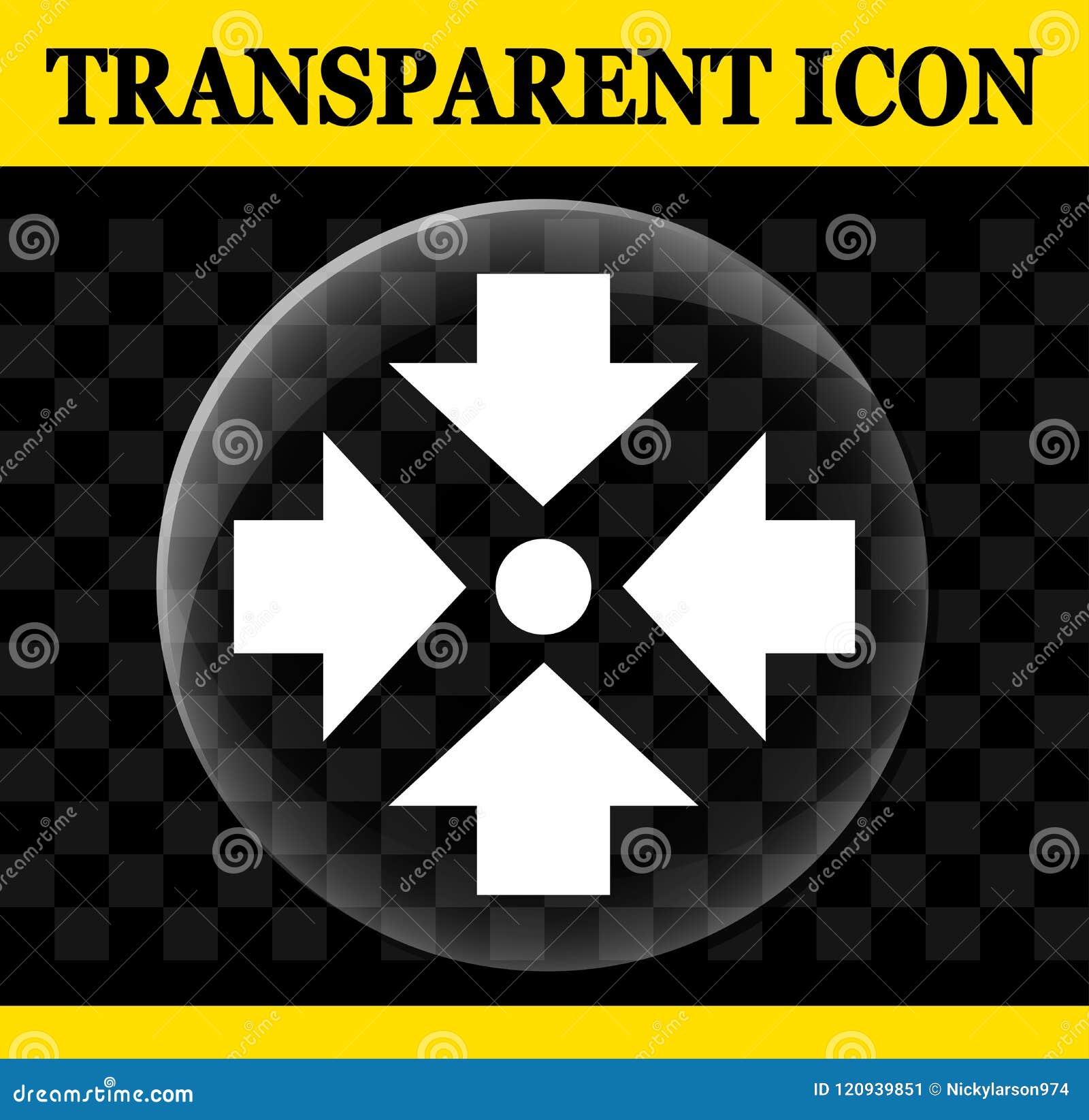 Centralization Point Vector Circle Icon Stock Vector - Illustration of ...