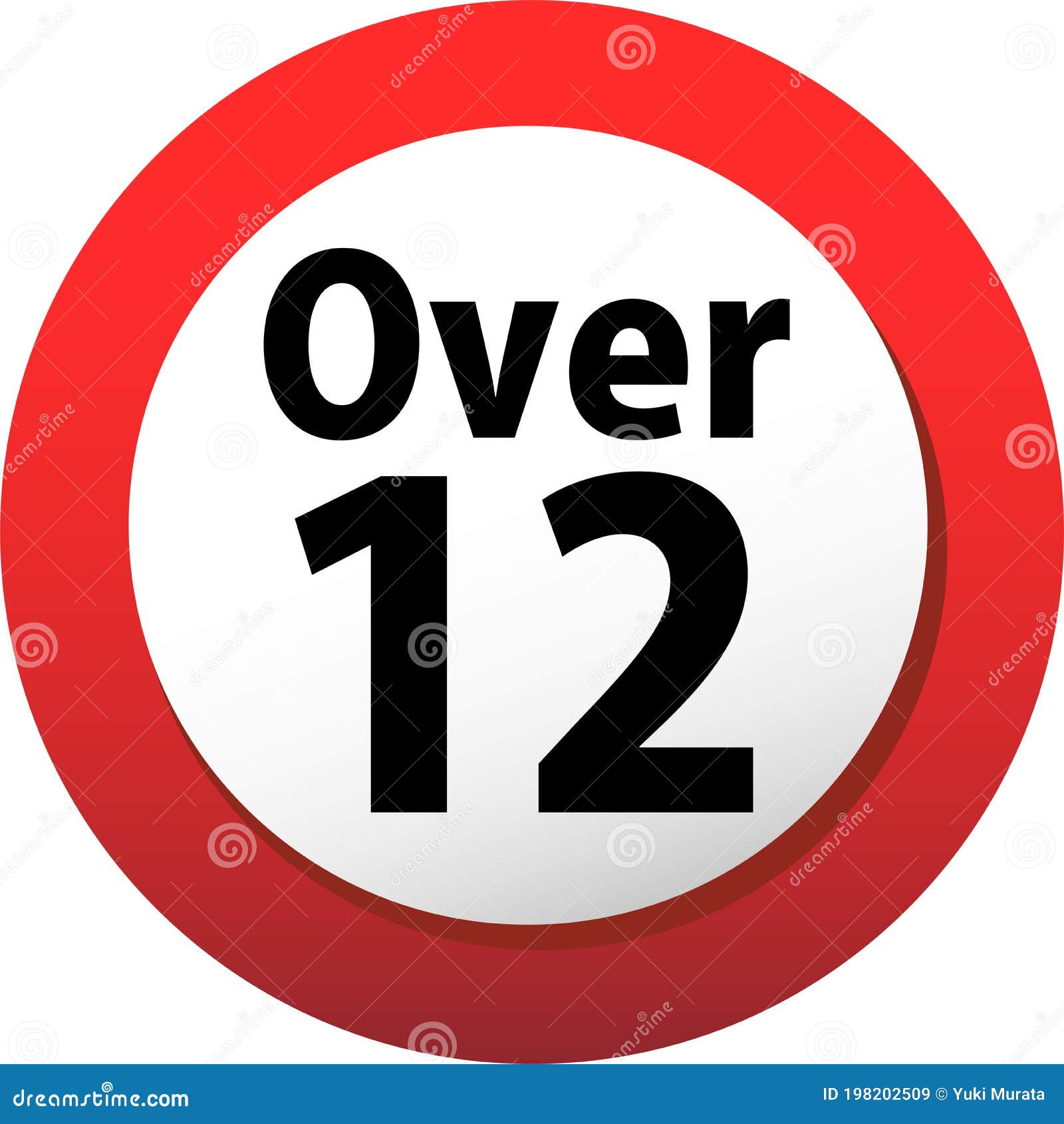 12 certificate mark stock vector. Illustration of warning - 198202509