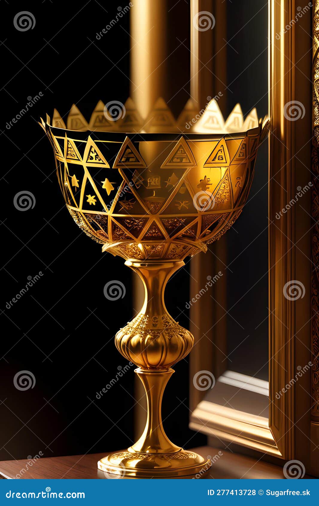 Illustration of Chalice As Religious Symbol Stock Illustration ...