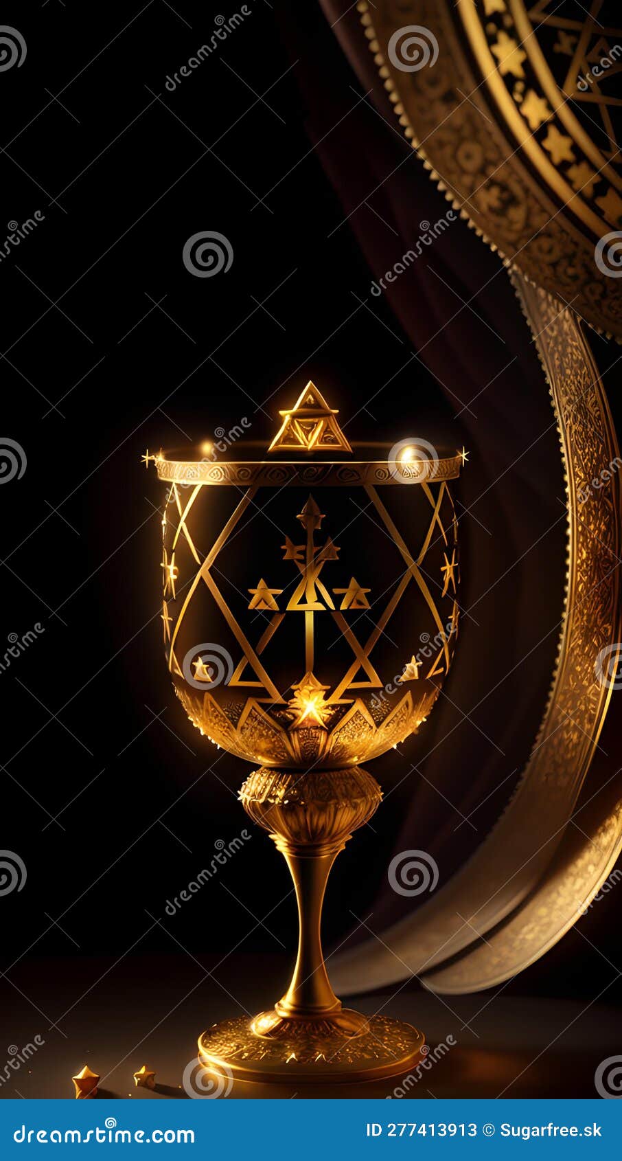 Illustration of Chalice As Religious Symbol Stock Illustration ...
