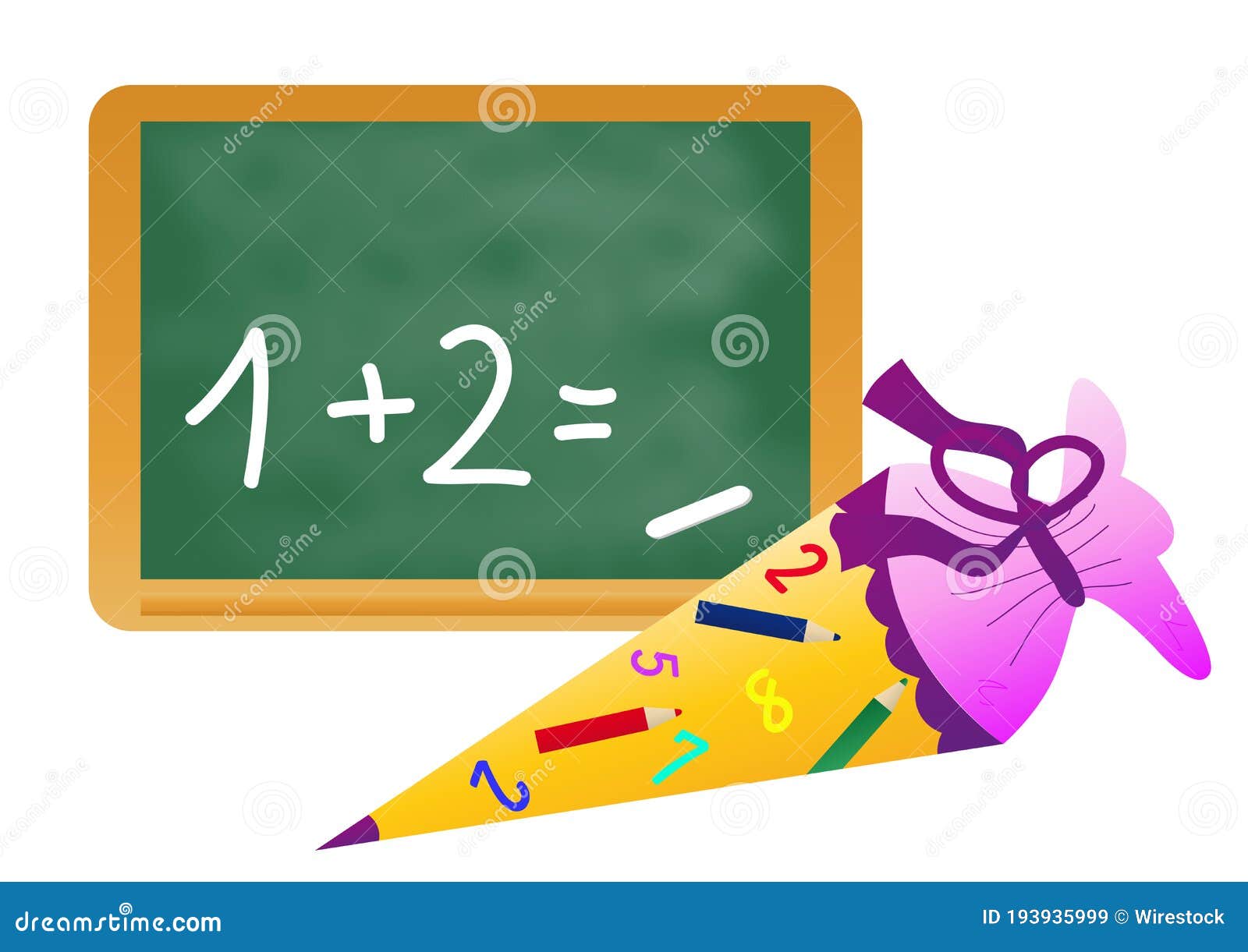 Huge Chalkboard Filled With Mathematic Formulas. Integral Calculus ...