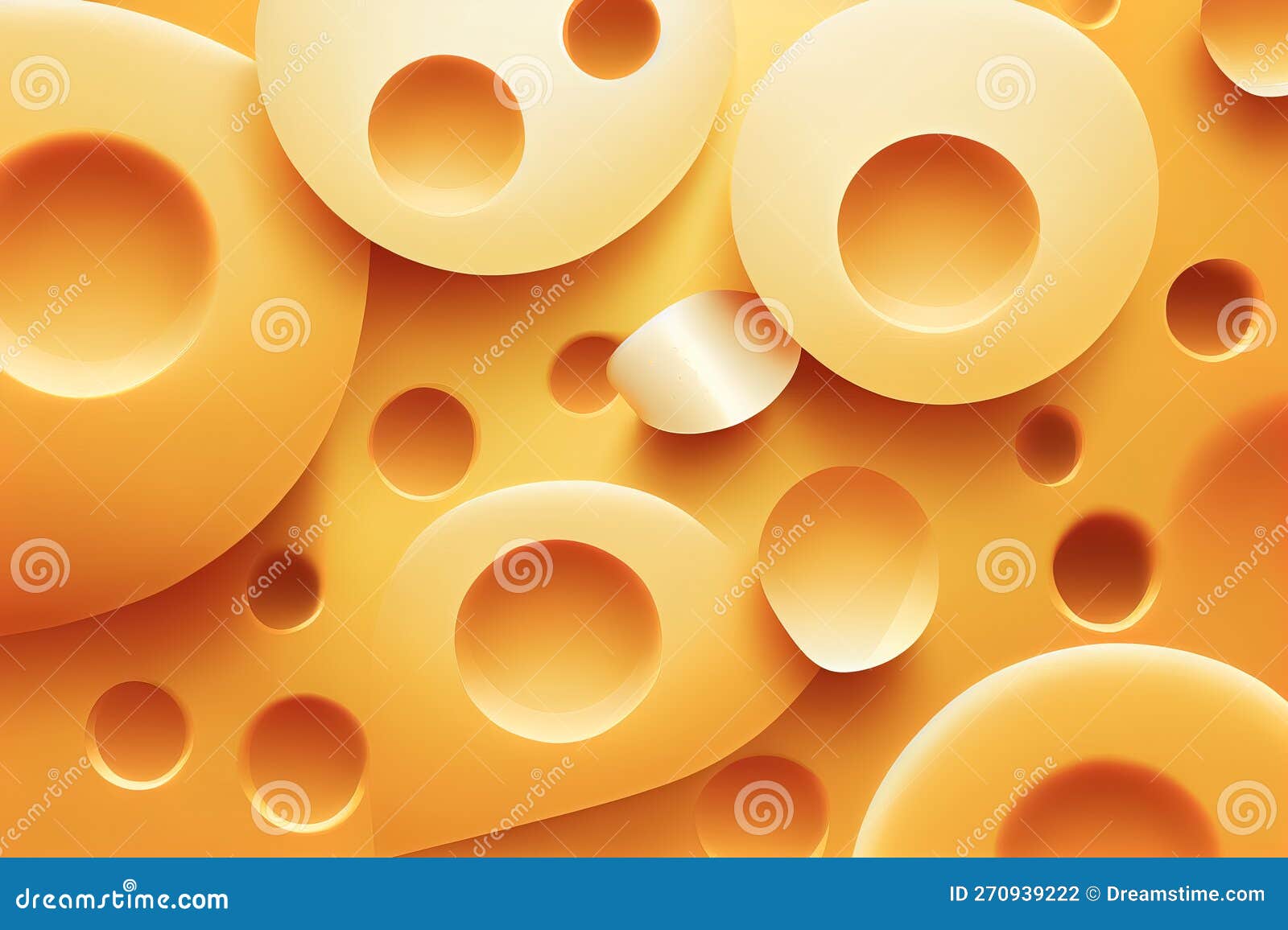 Illustration Cheesy Abstract Background. Generative AI Stock ...