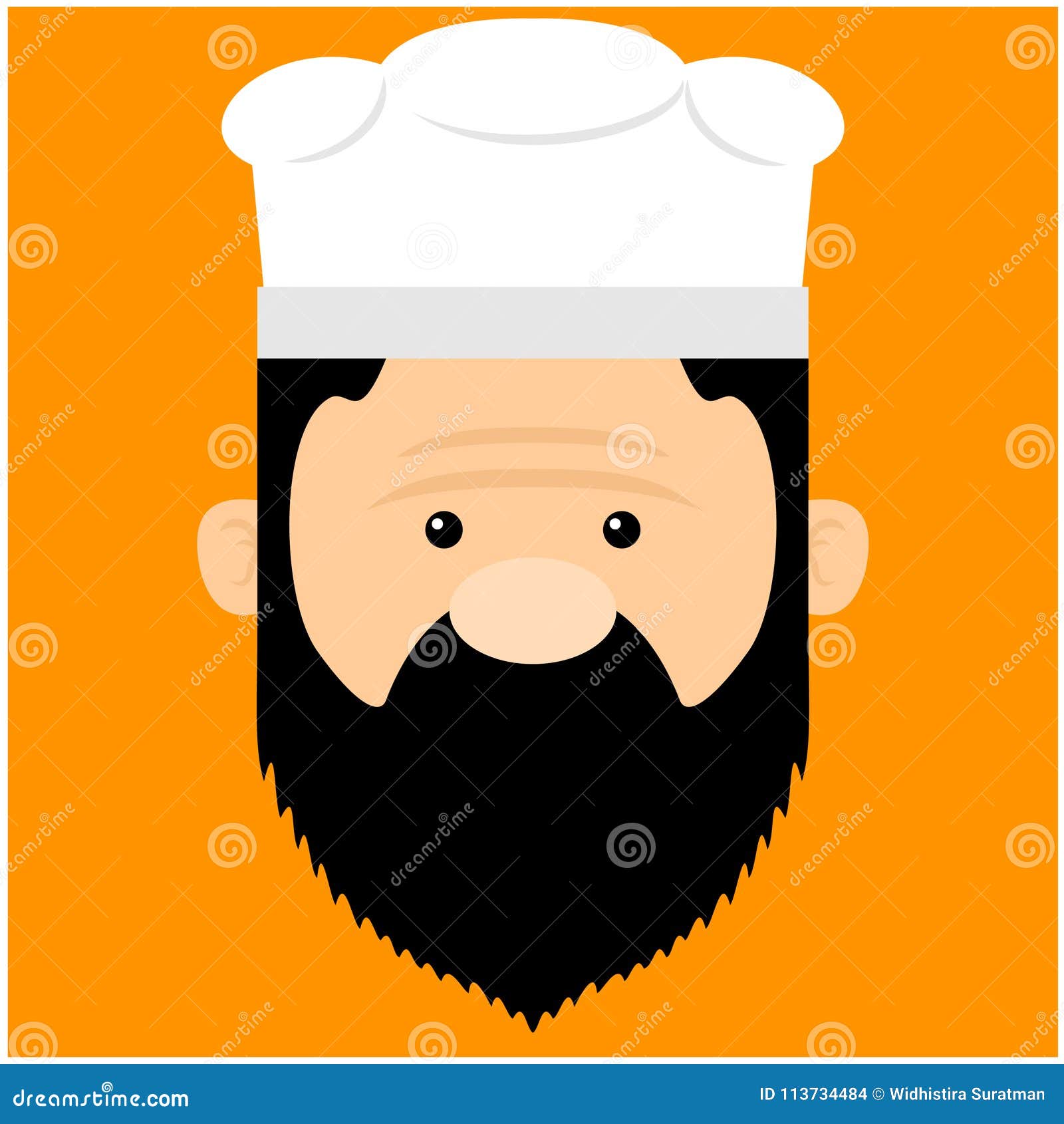 Illustration of the chef stock vector. Illustration of chefs - 113734484