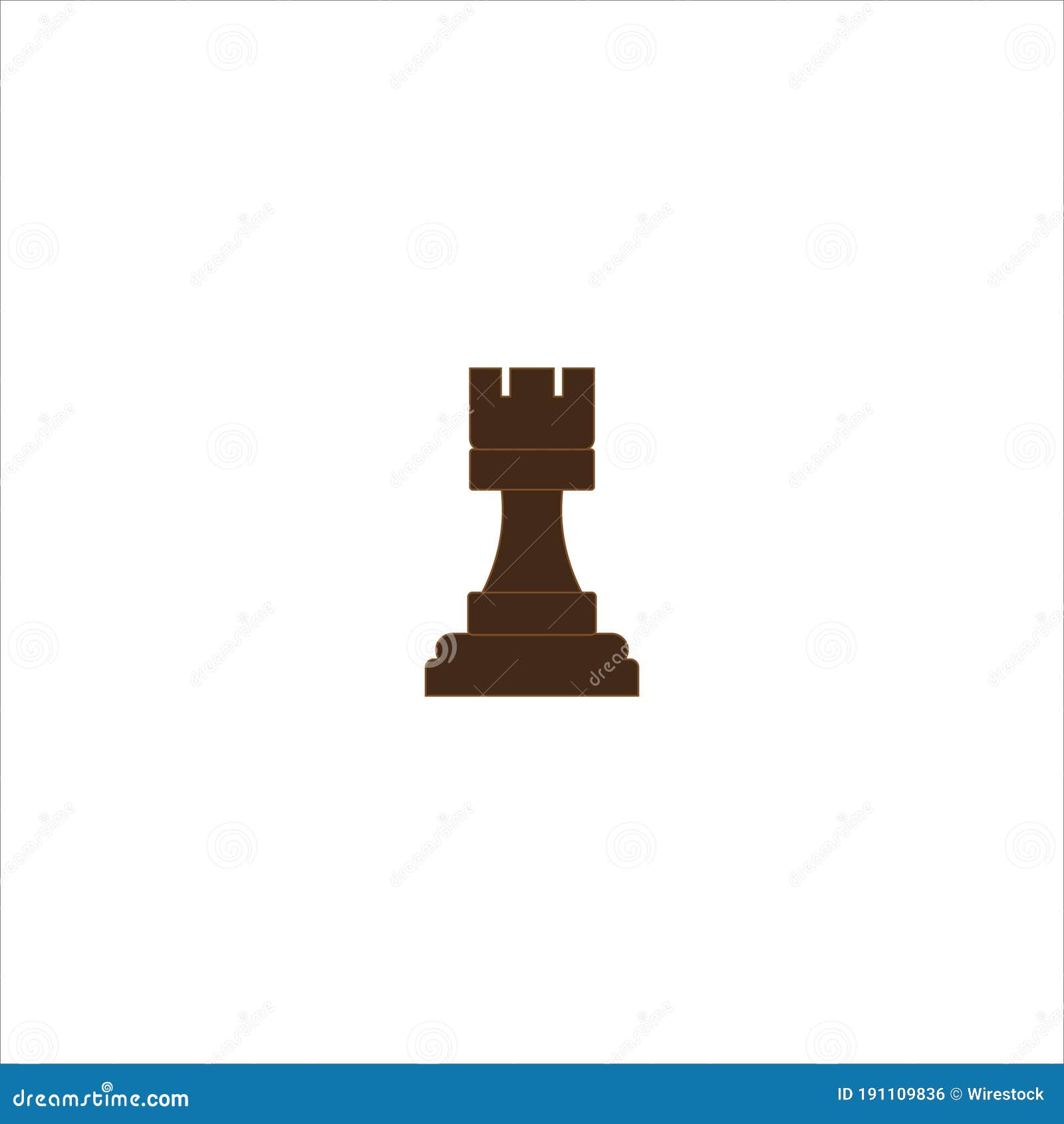 Chess Tower Illustration Cartoon Vector | CartoonDealer.com #293481523