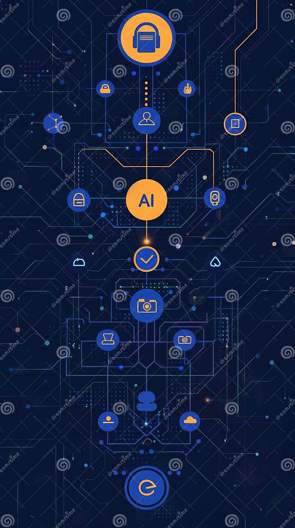 Illustration of a Client Support Flowchart with Client Text Integrated into an Electronic ...