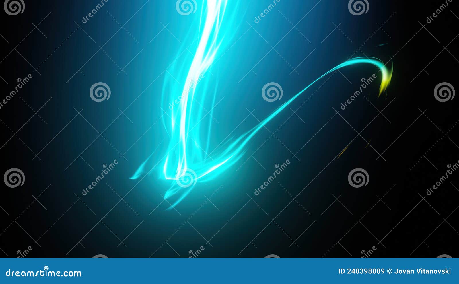 Illustration - Close-up of Abstract Red Light Trail Against Black ...