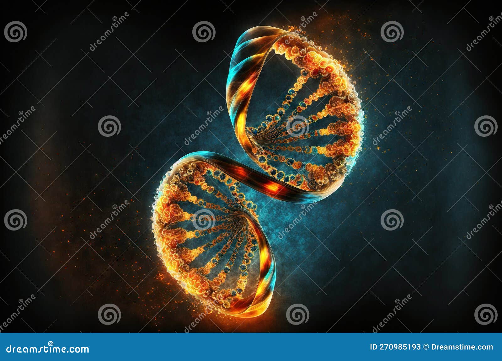 Illustration of the Closeup Dna Stock Illustration - Illustration of ...