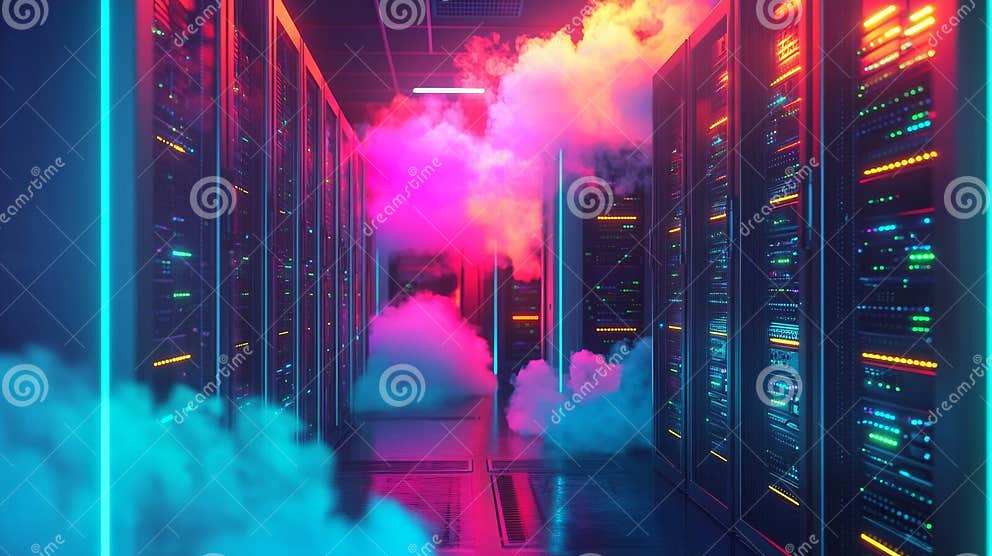 An Illustration of Cloud Computing and Computer Networking: Blue Skies ...