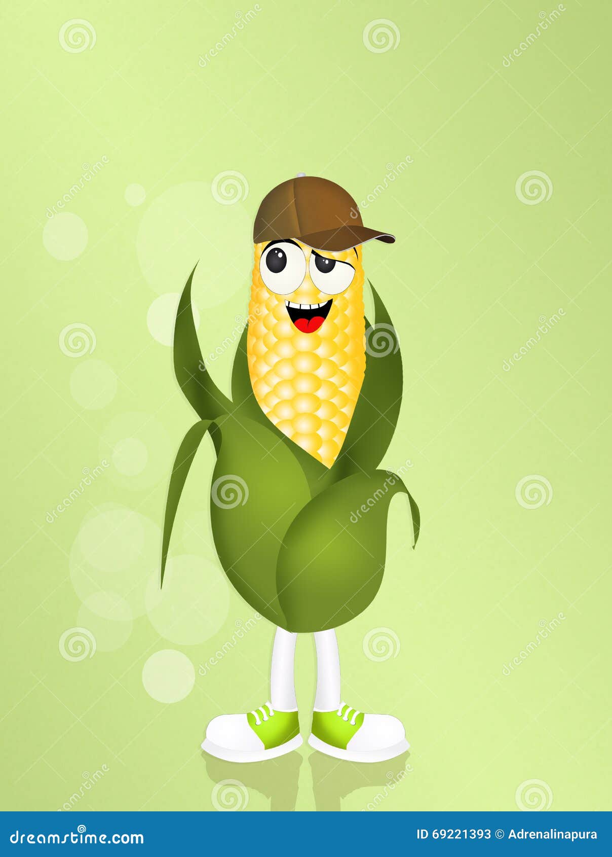 Illustration of Cob Cartoon Stock Illustration - Illustration of funny ...