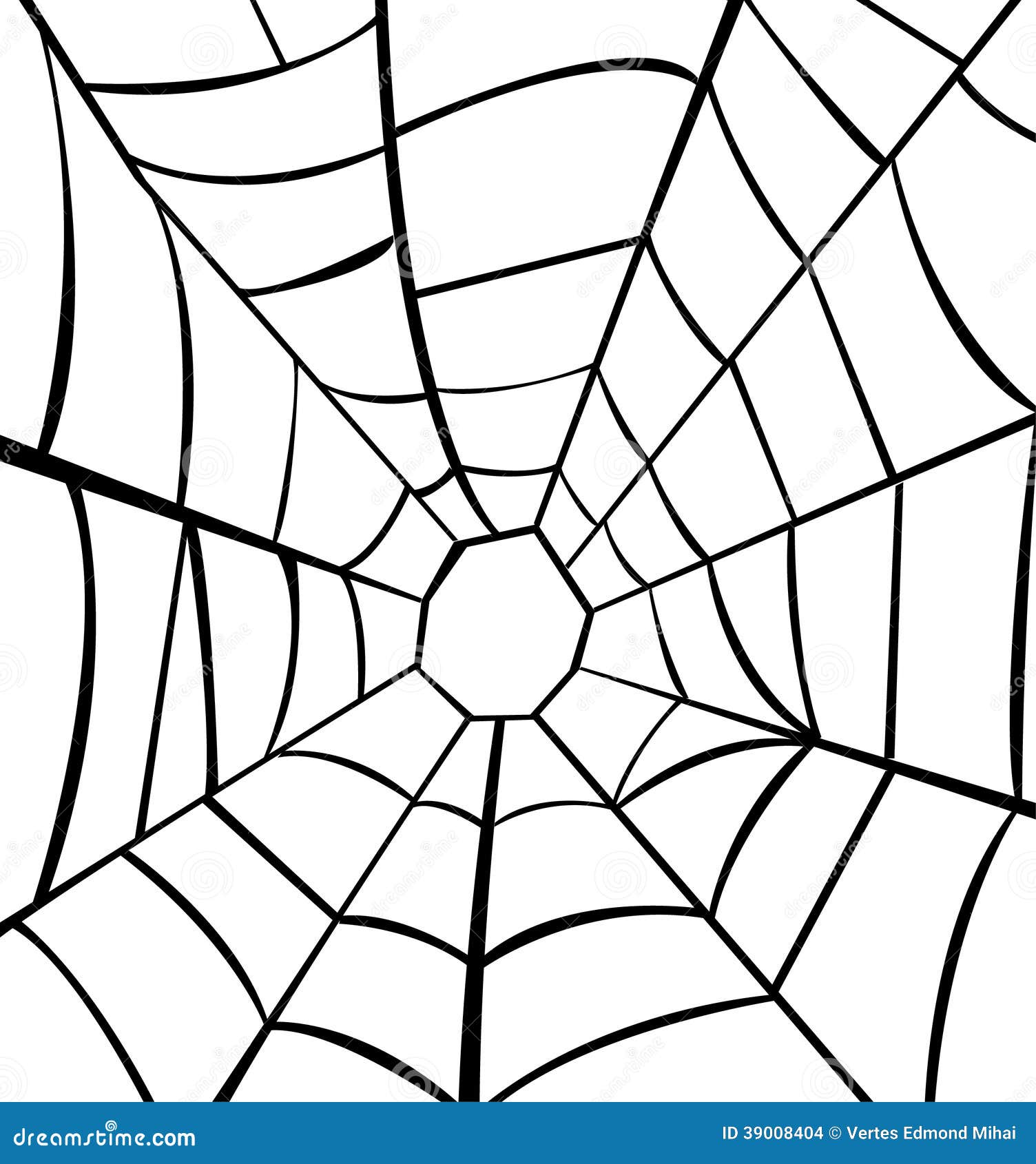 Illustration of cobweb stock vector. Illustration of abandon - 39008404