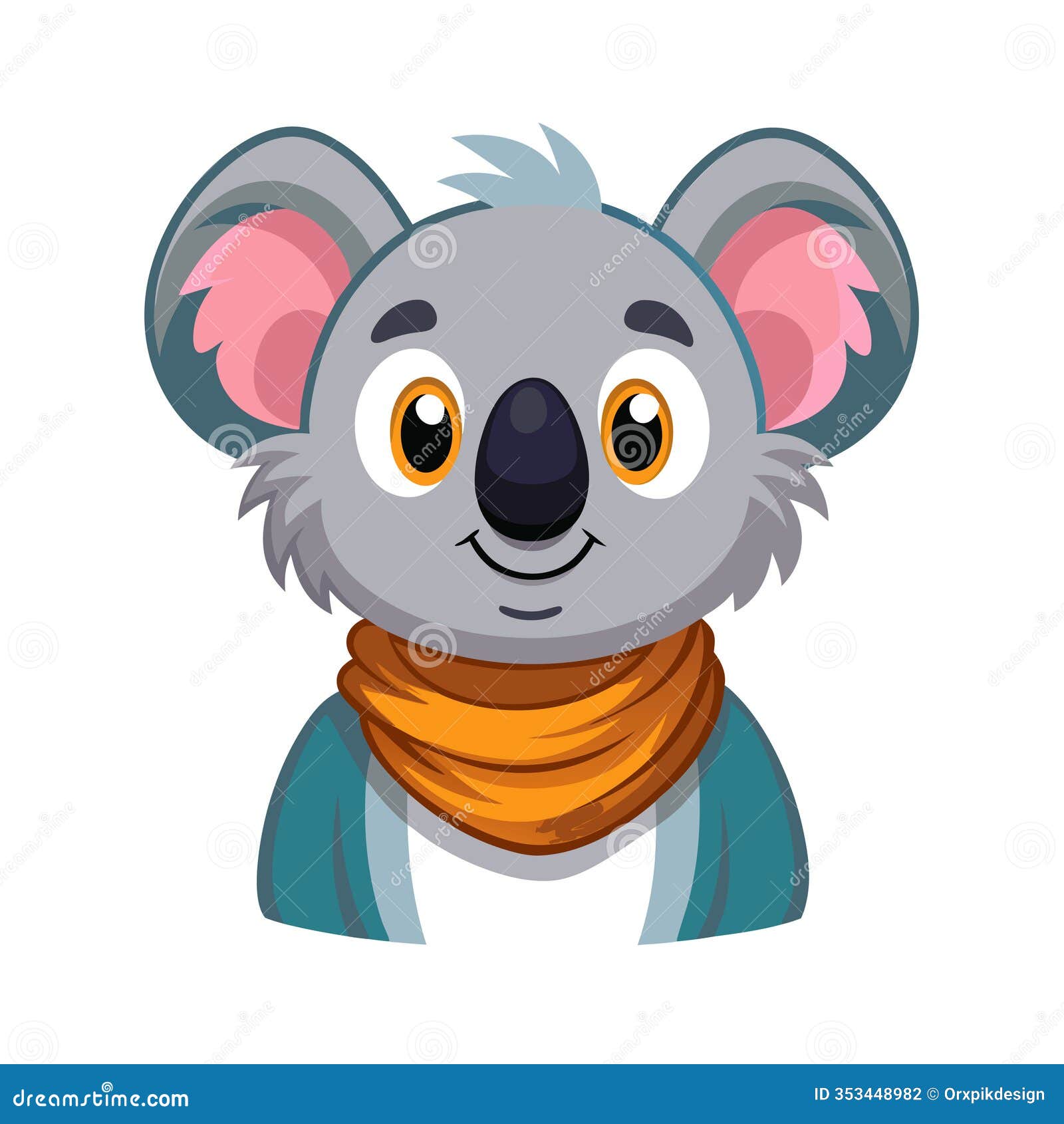Coco the Koala Unique Character Design Stock Vector - Illustration of ...