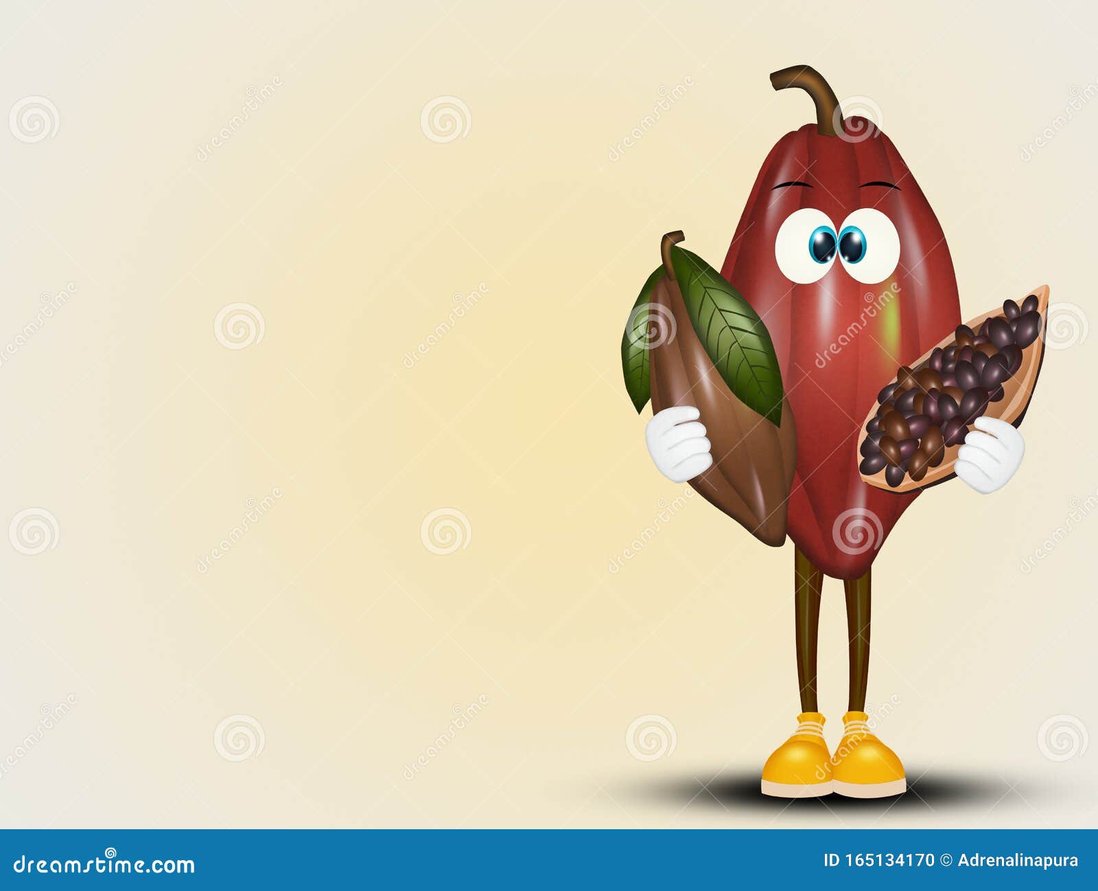 Illustration of Cocoa Cartoon Stock Illustration - Illustration of ...