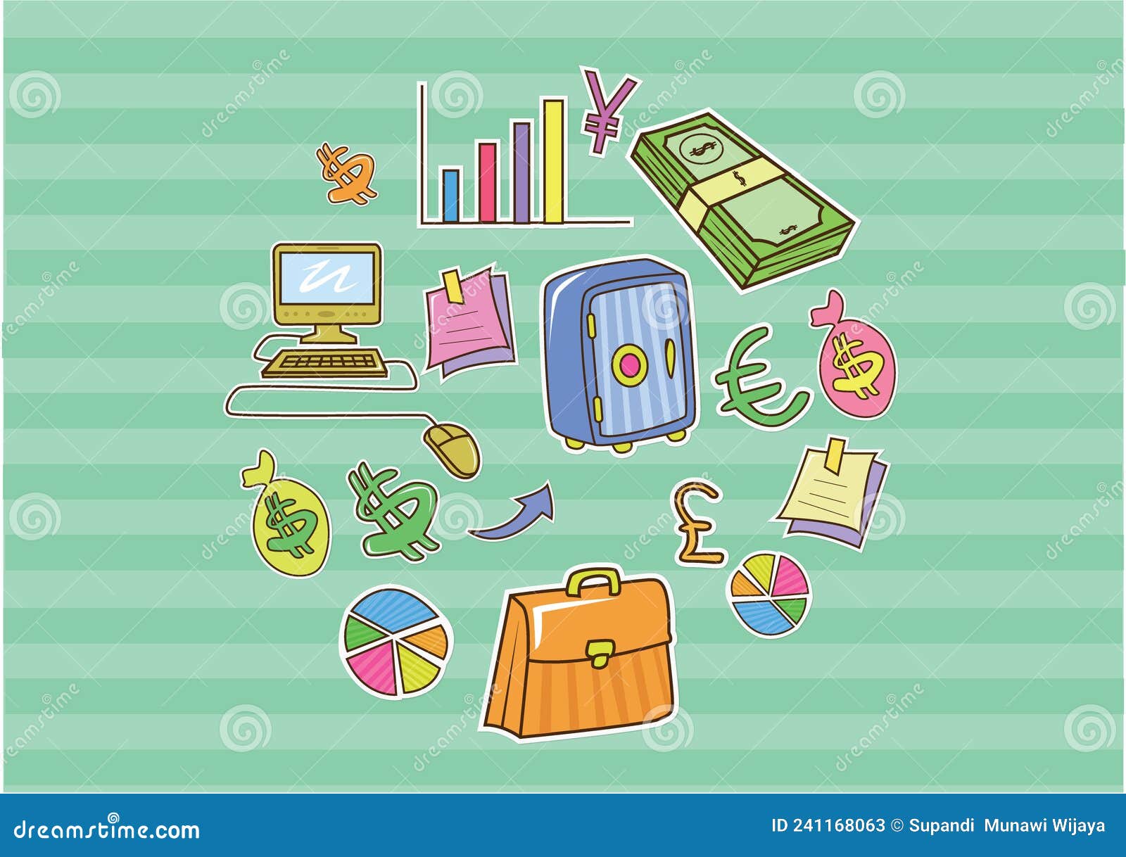 Illustration Collection of Set Vector Object Stock Vector ...