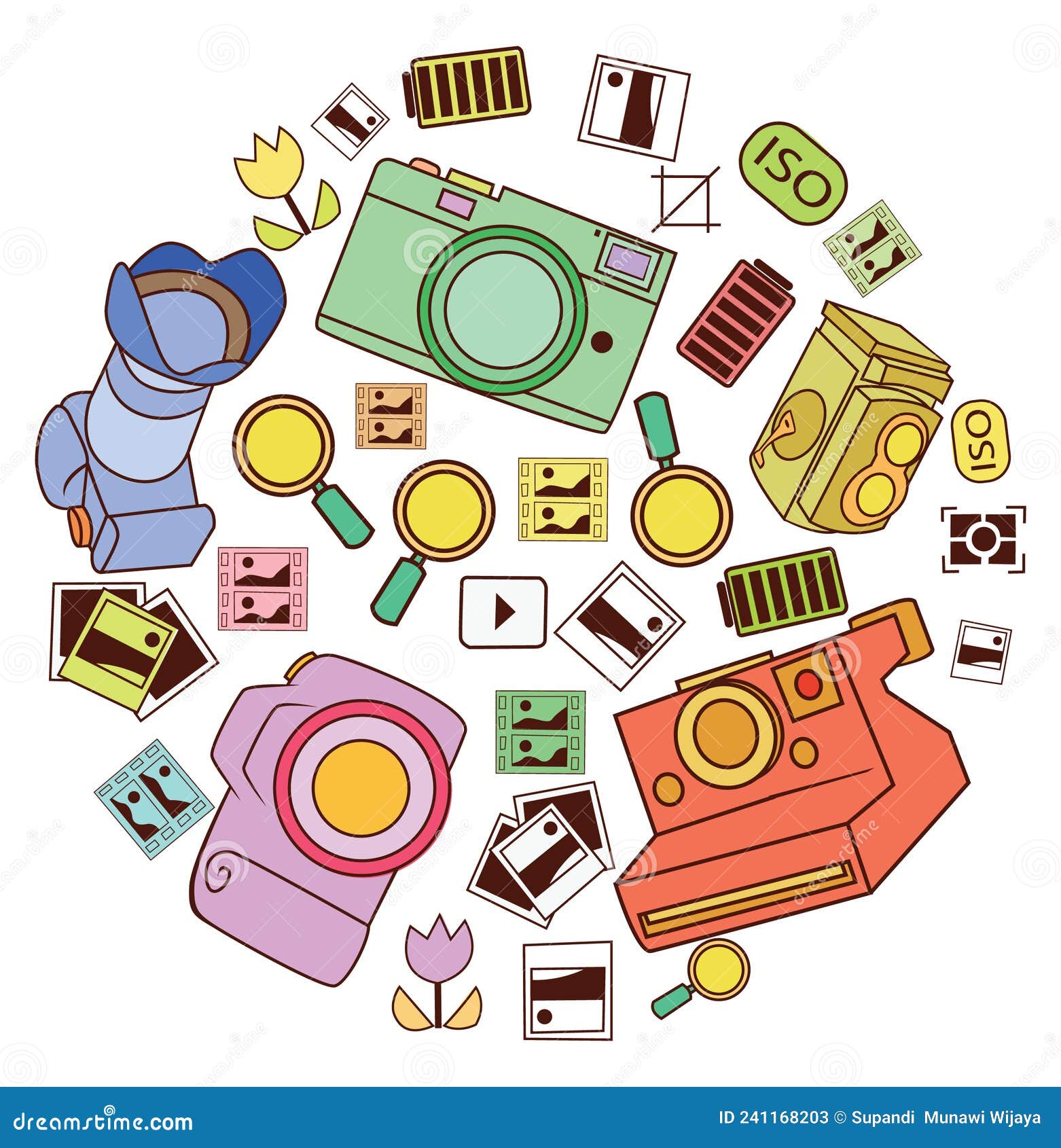 Illustration Collection of Set Vector Object Stock Vector ...