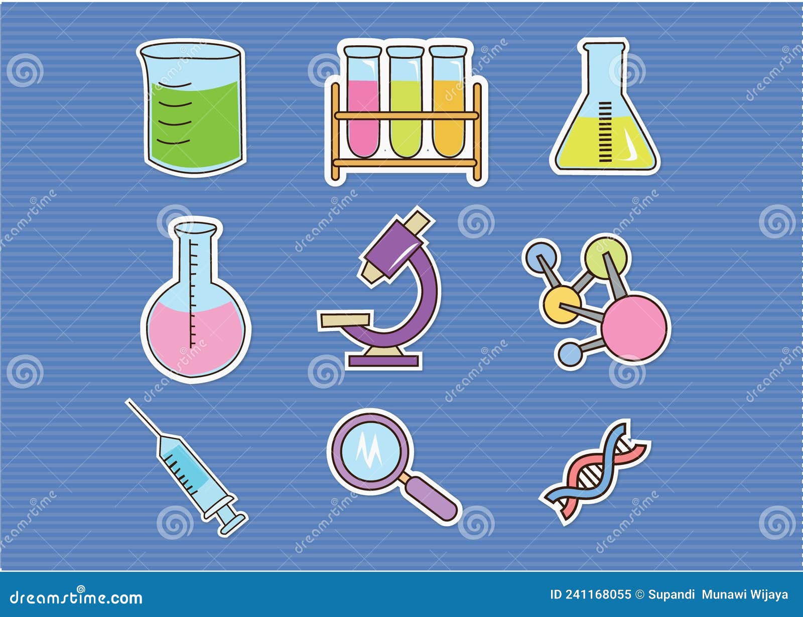 Illustration Collection of Set Vector Science Stock Vector ...