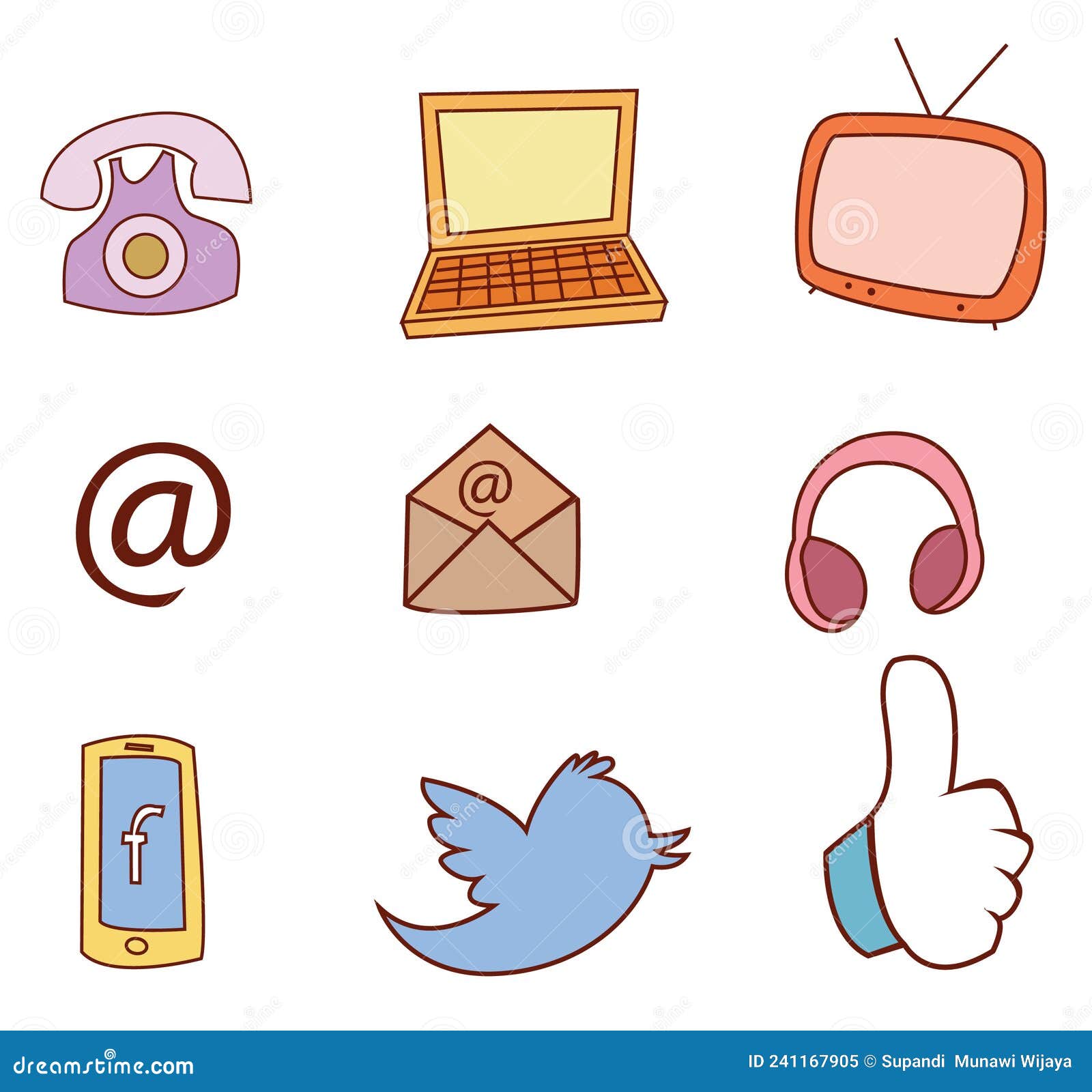 Illustration Collection of Set Vector Object Stock Vector ...