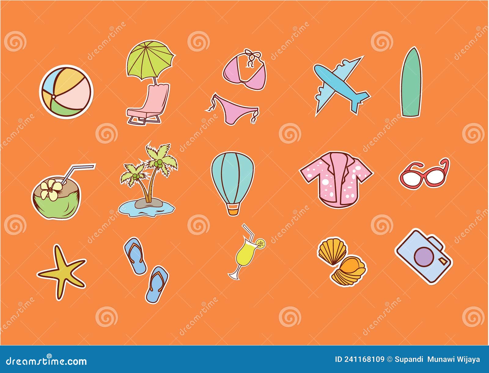 Illustration Collection of Set Vector Object Stock Vector ...
