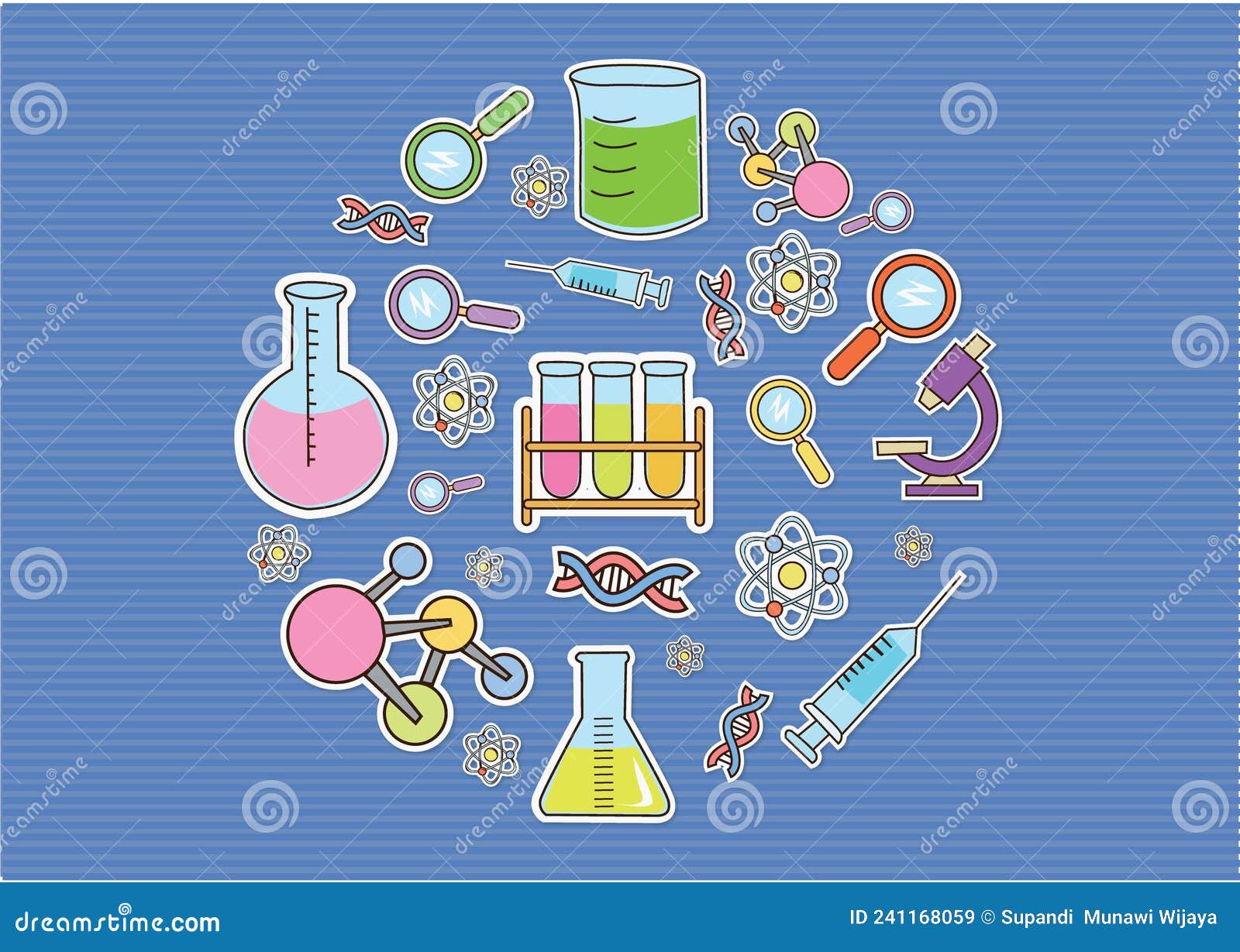 Illustration Collection of Set Vector Science Stock Vector ...