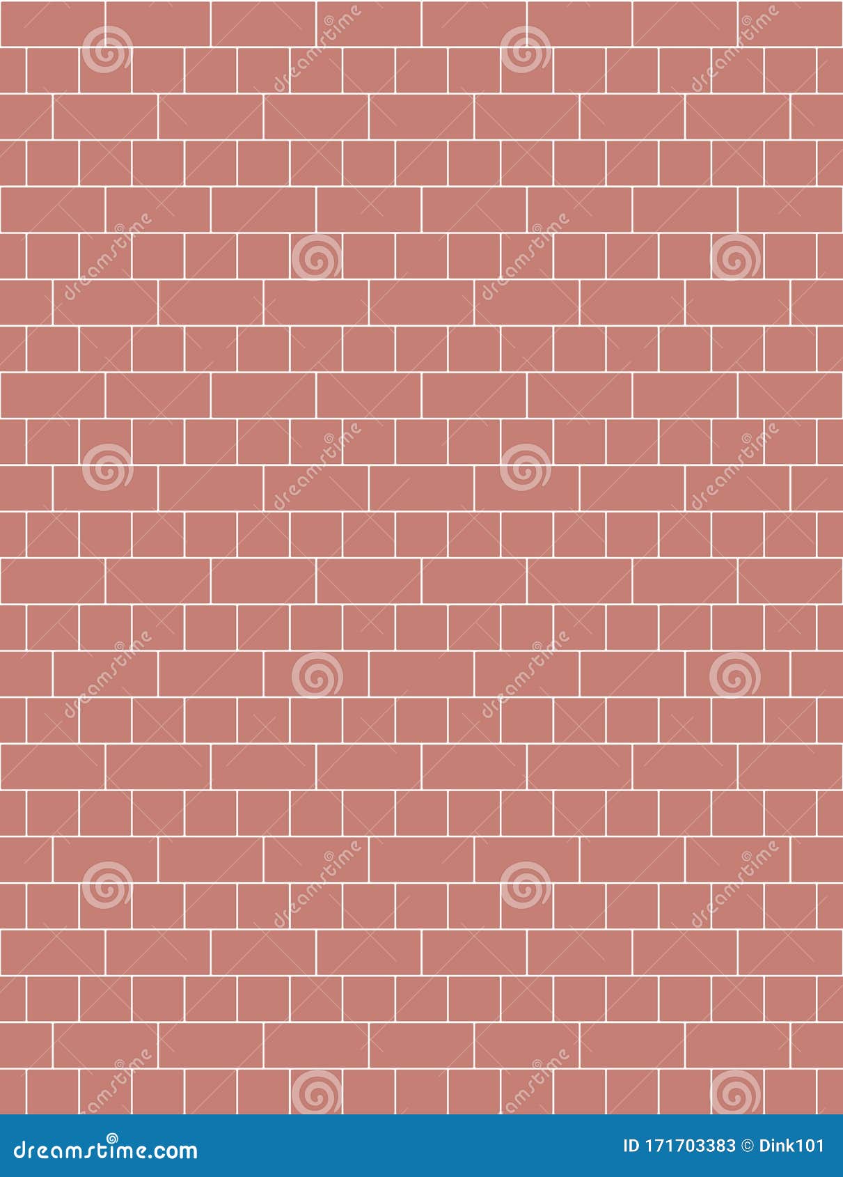 Color Brick Pattern Background Stock Illustration - Illustration of ...