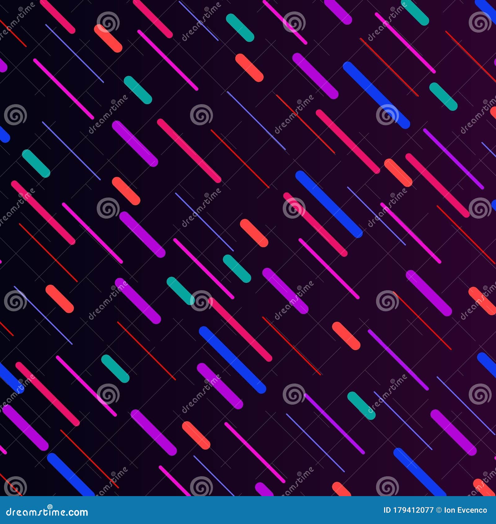 Illustration Color Falling Stars Stock Illustration - Illustration of ...