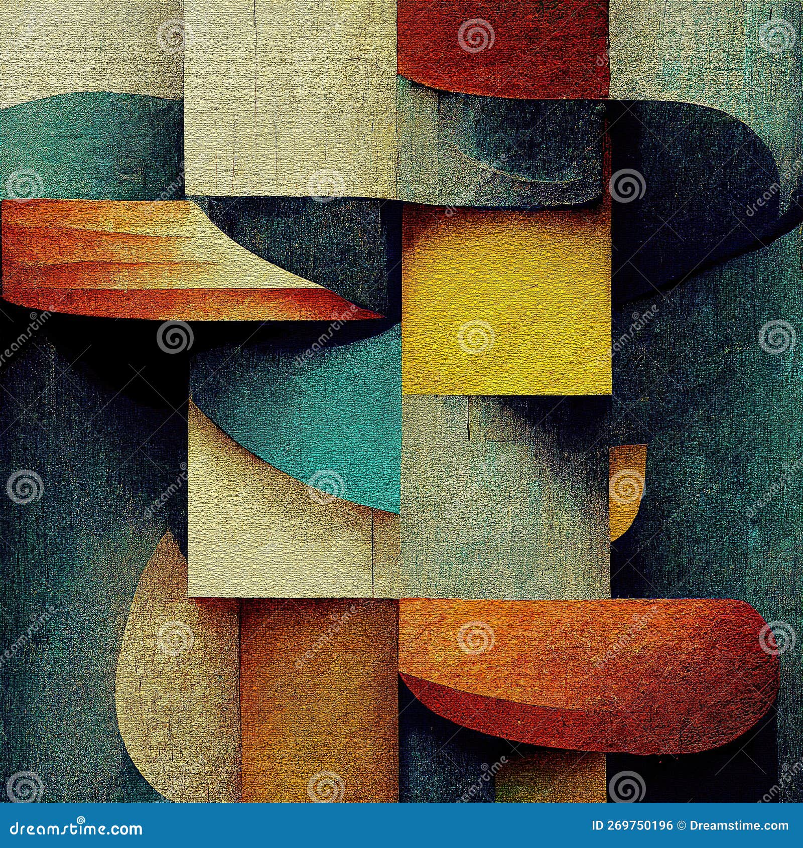 Illustration of Colorful Abstract Design Graphic Shape Stock ...