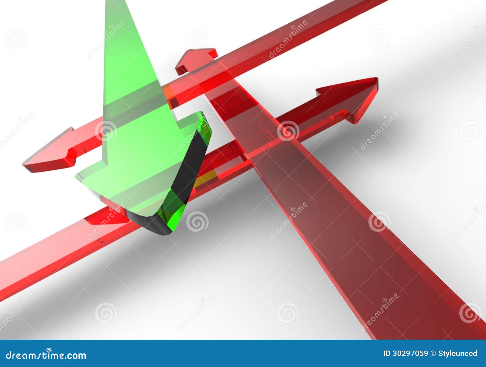Arrows illustration stock illustration. Illustration of green - 30297059