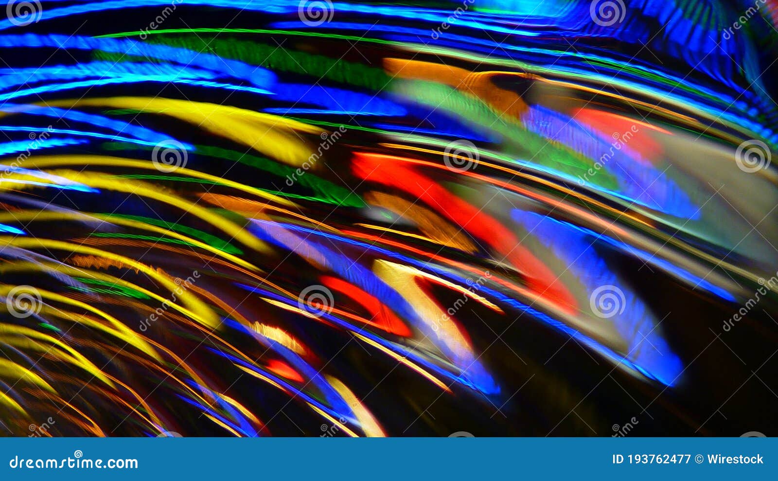 Illustration of a Colorful Background with Interlaced and Refracted ...