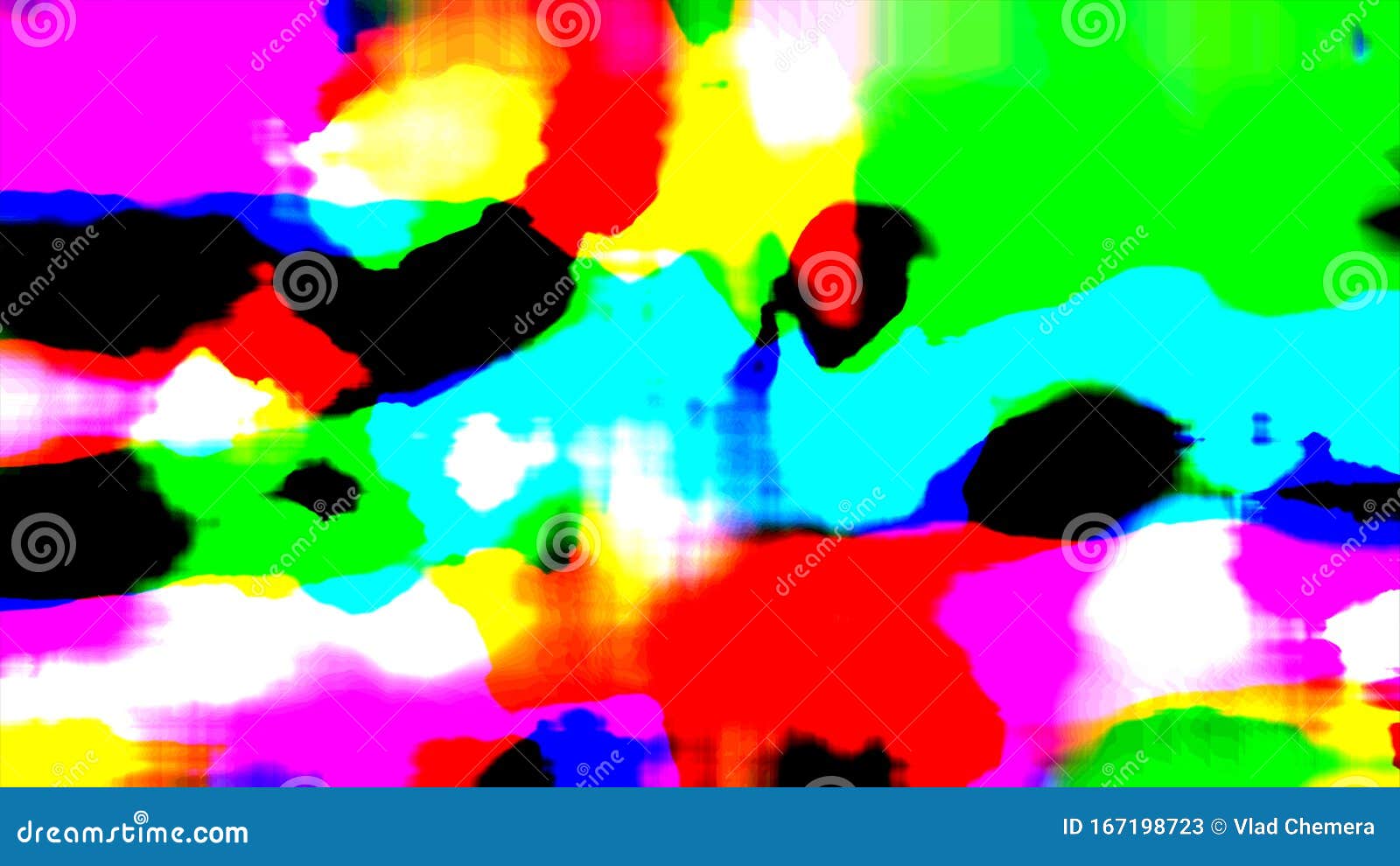 Bright Artistic Splashes with Abstract Color Texture. Modern Futuristic ...