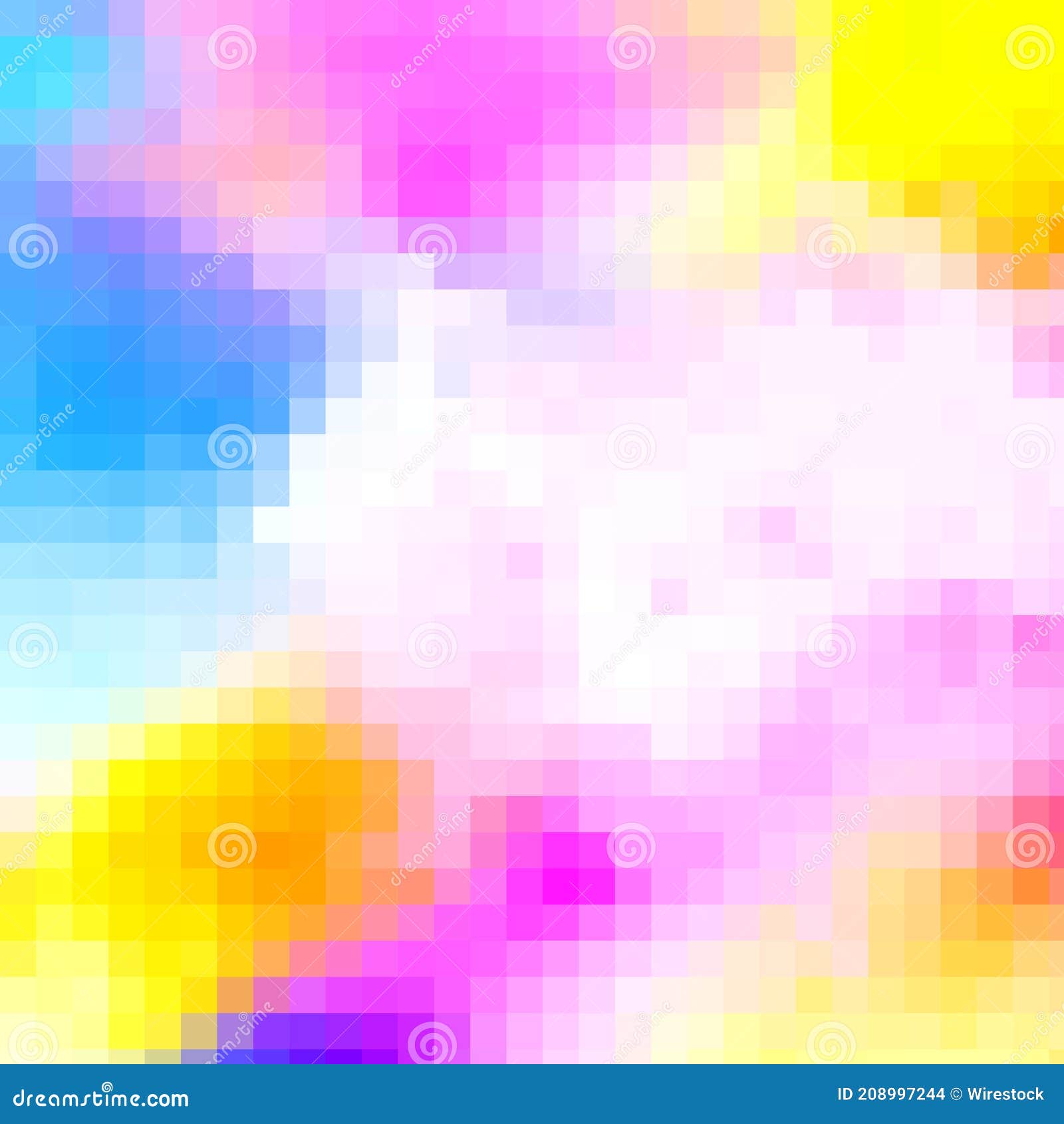 Illustration of Colorful Pixels Stock Illustration - Illustration of ...