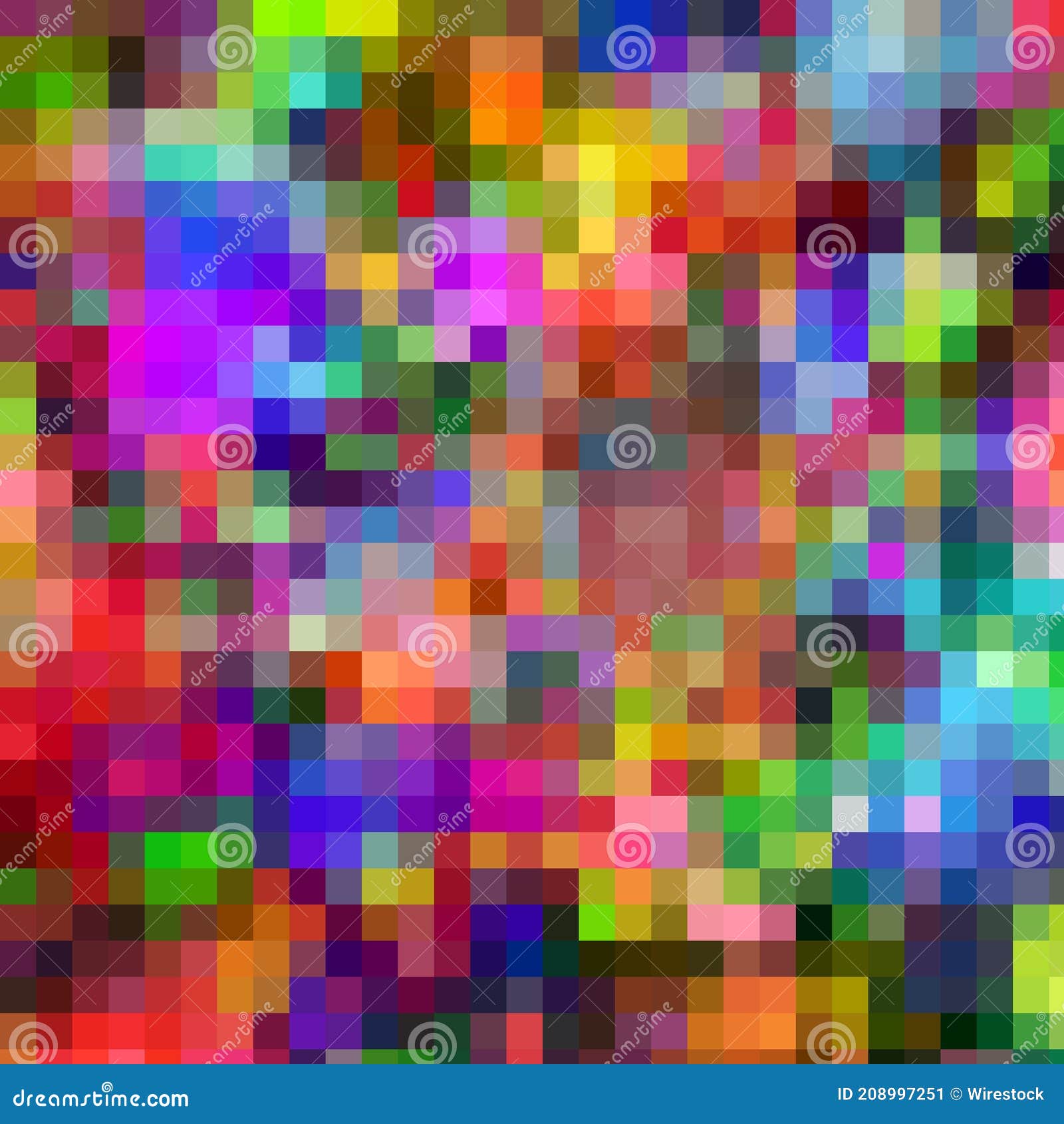 Illustration of Colorful Pixels Stock Illustration - Illustration of ...