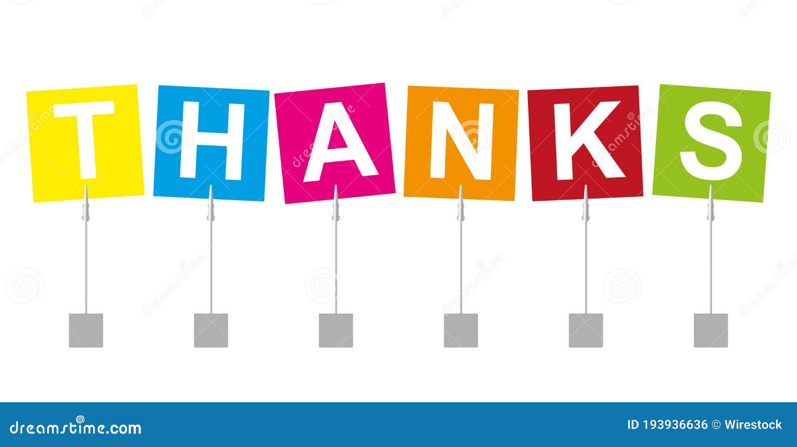 Illustration of Colorful Placards with Letters Stock Illustration ...