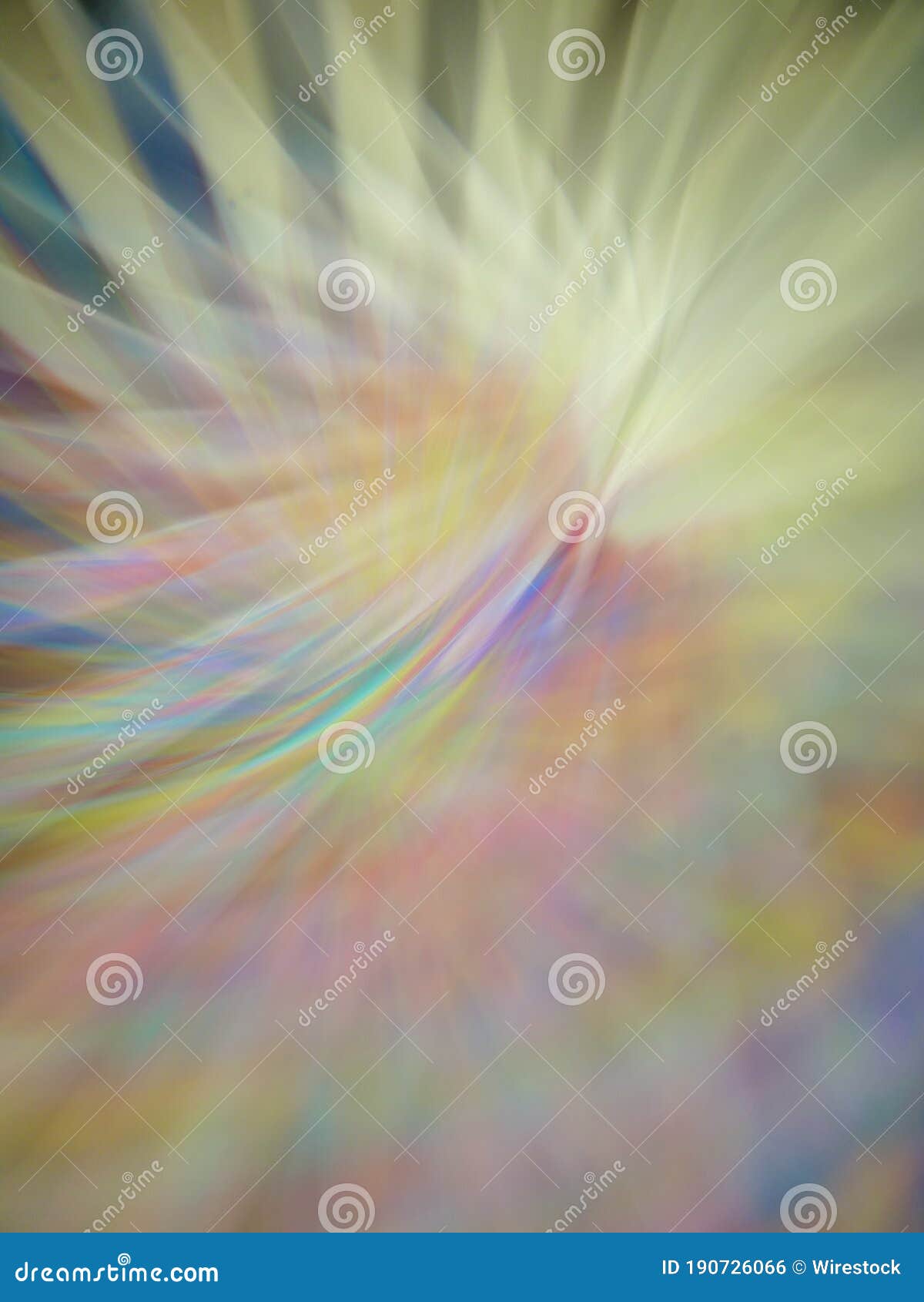 Illustration of Colorful Refracted Light Rays Intersecting Each Other ...