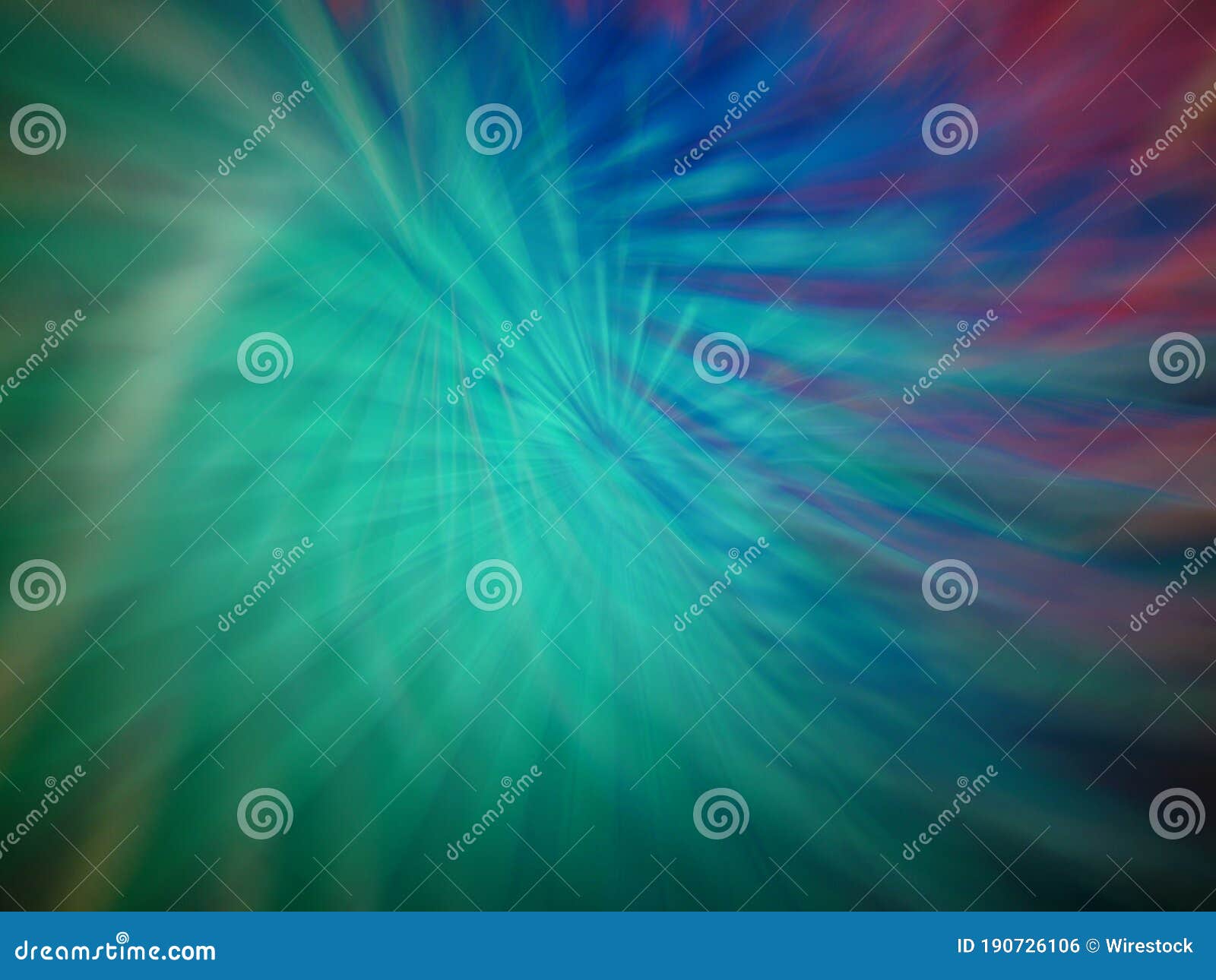 Illustration of Colorful Refracted Light Rays Intersecting Each Other ...