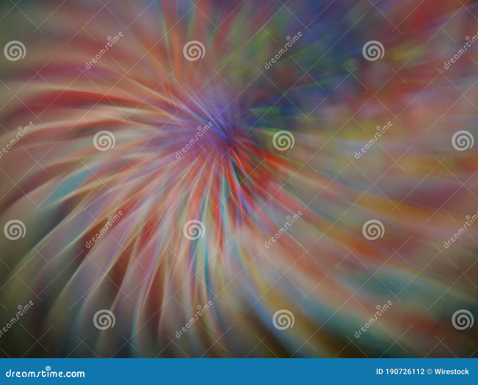 Illustration of Colorful Refracted Light Rays Intersecting Each Other ...