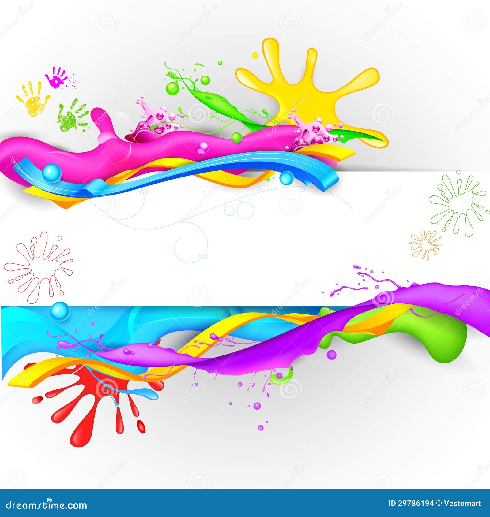 Colorful Splash in Holi Wallpaper Stock Vector - Illustration of holi ...