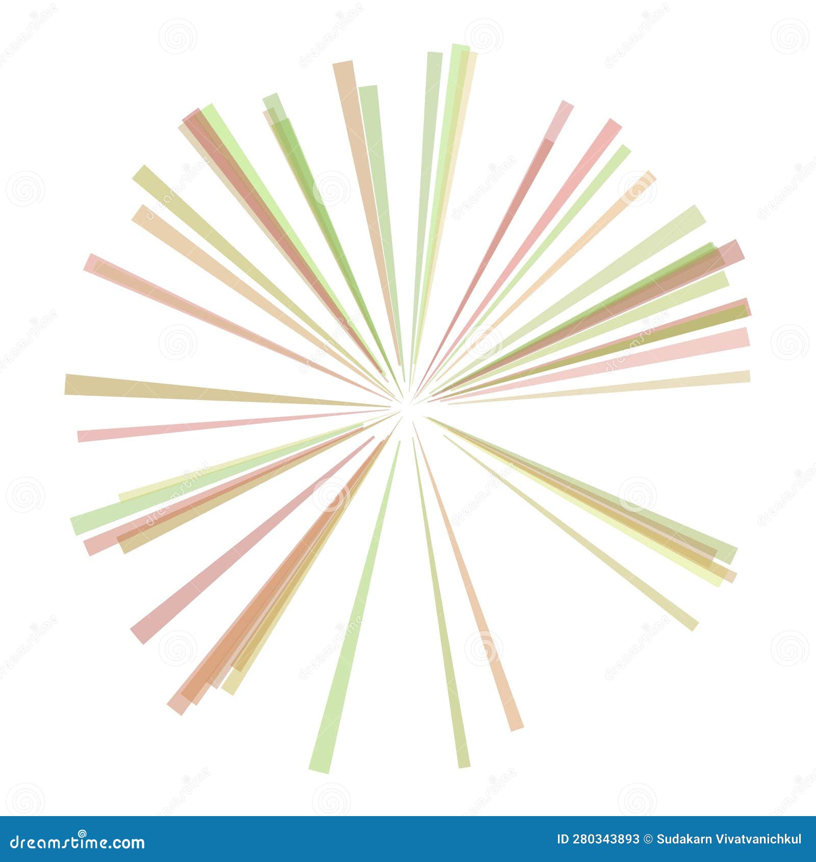 Colorful Sunburst Circle Illustration. Stock Image - Illustration of ...