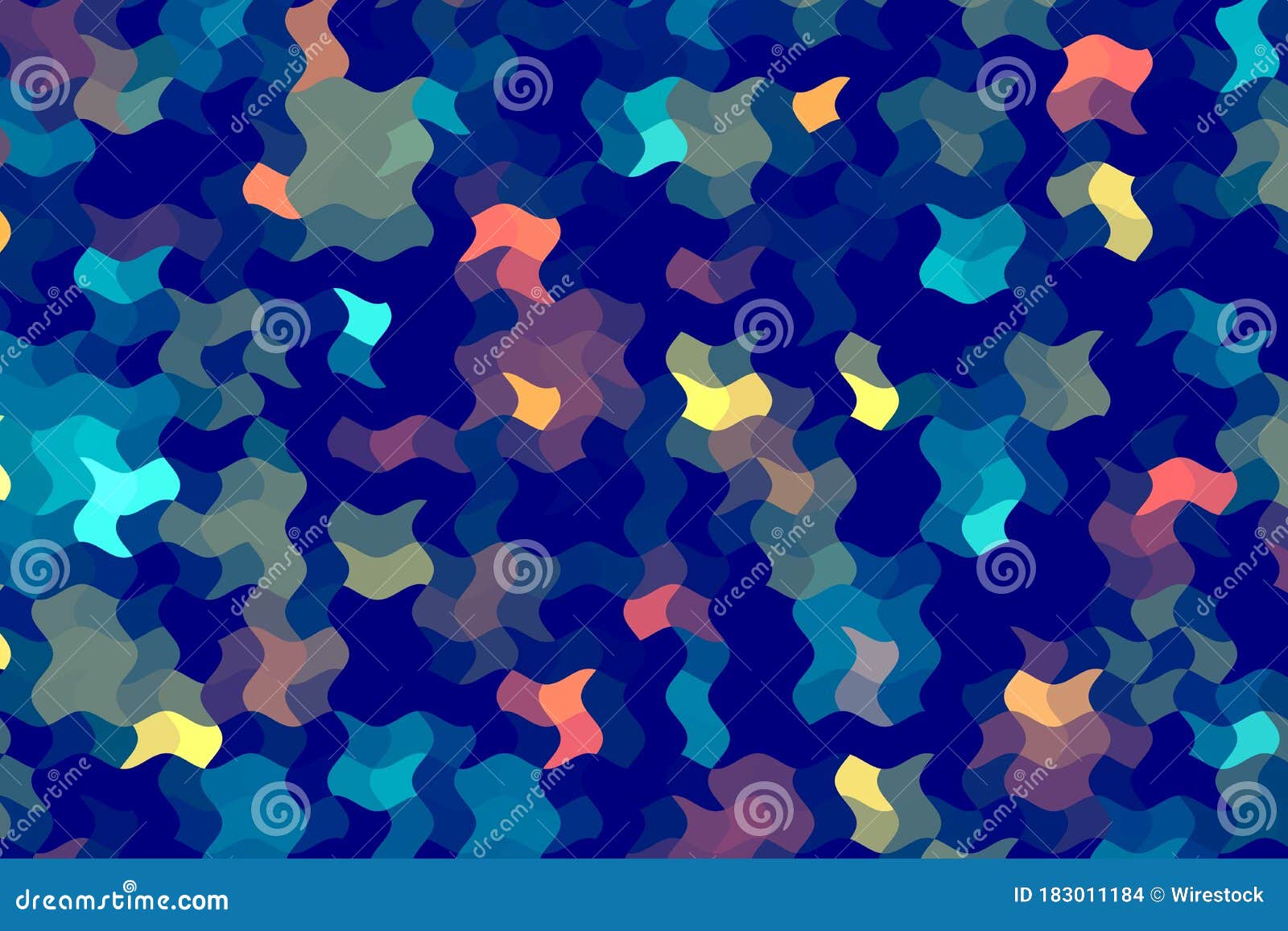 Illustration of Colors with Crazy Patterns - Perfect for Wallpapers and ...