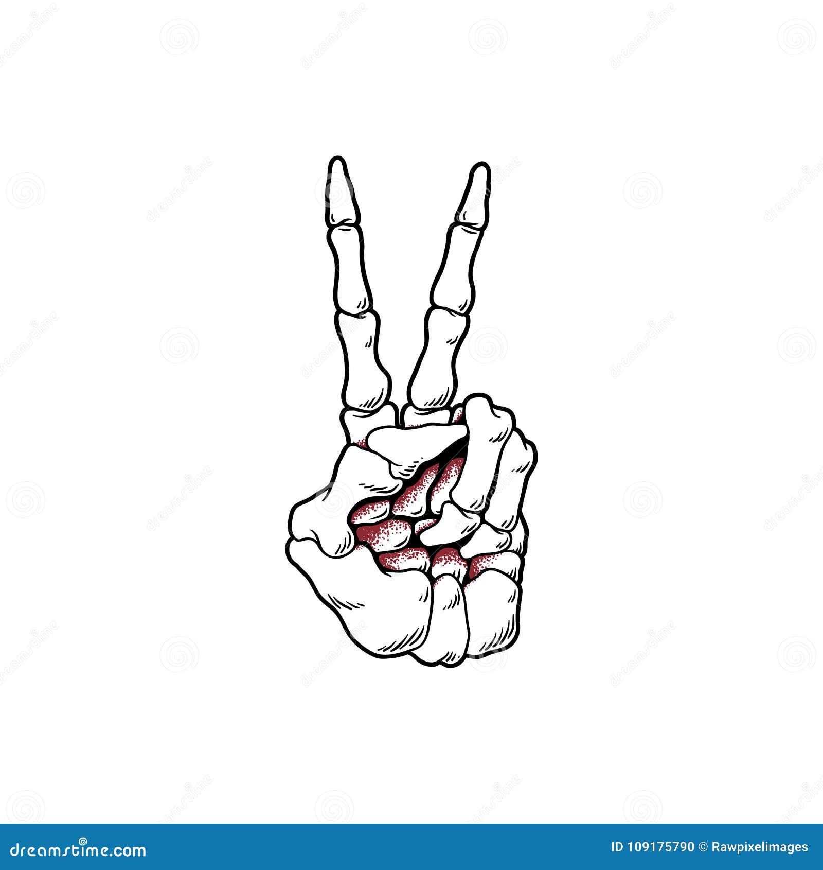 Illustration of Comic Style Skeleton Stock Illustration - Illustration ...