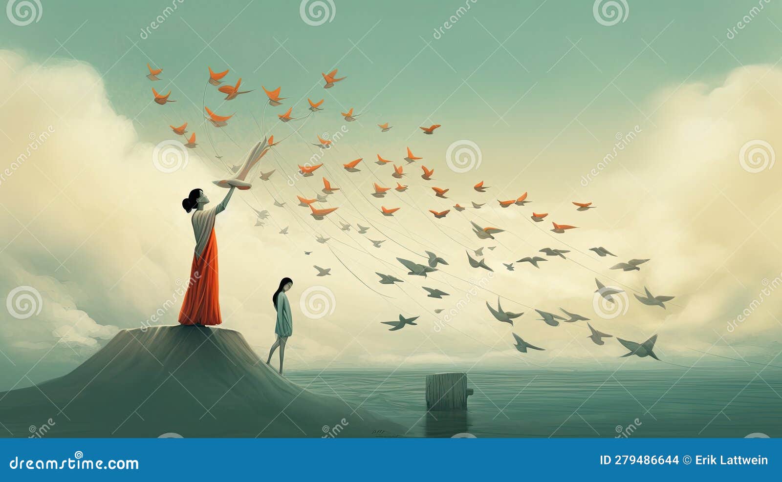 An Illustration that Communicates Freedom - Made with Generative AI ...