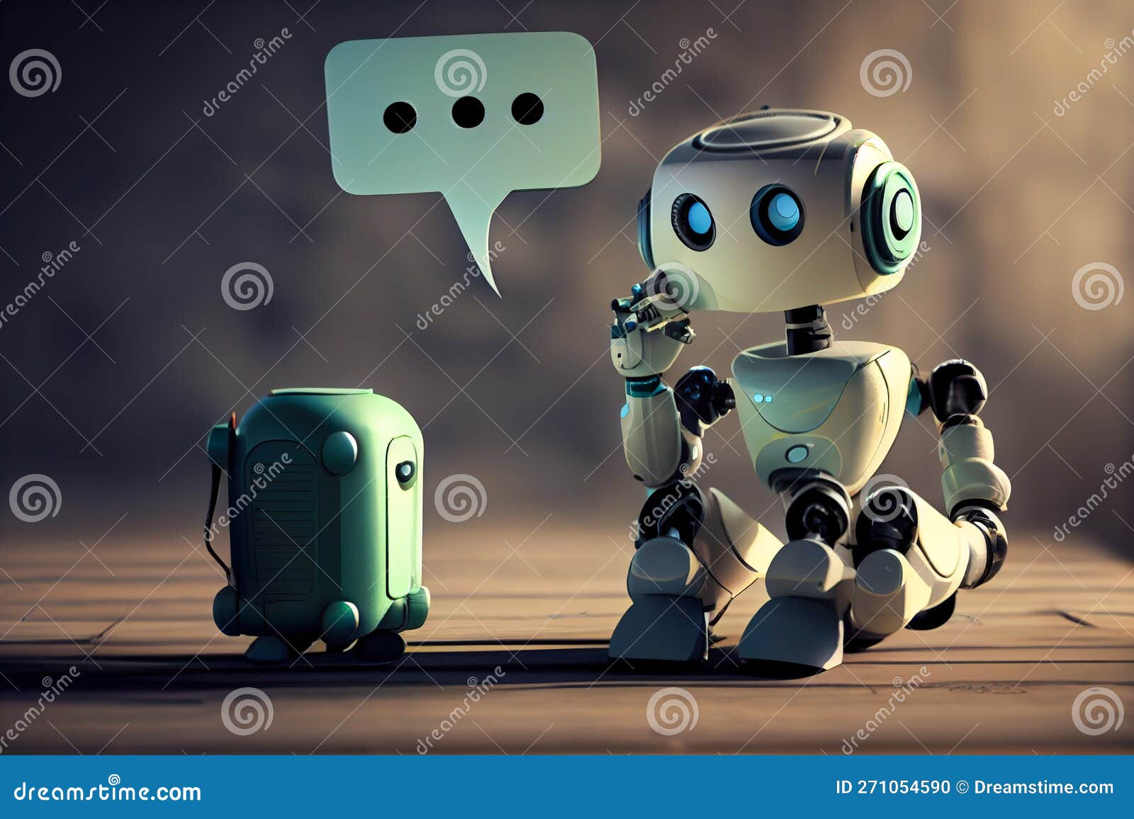 Illustration Communication of Two Artificial Intelligences. Generative ... Illustration Communication of Two Artificial Intelligences. Generative ...