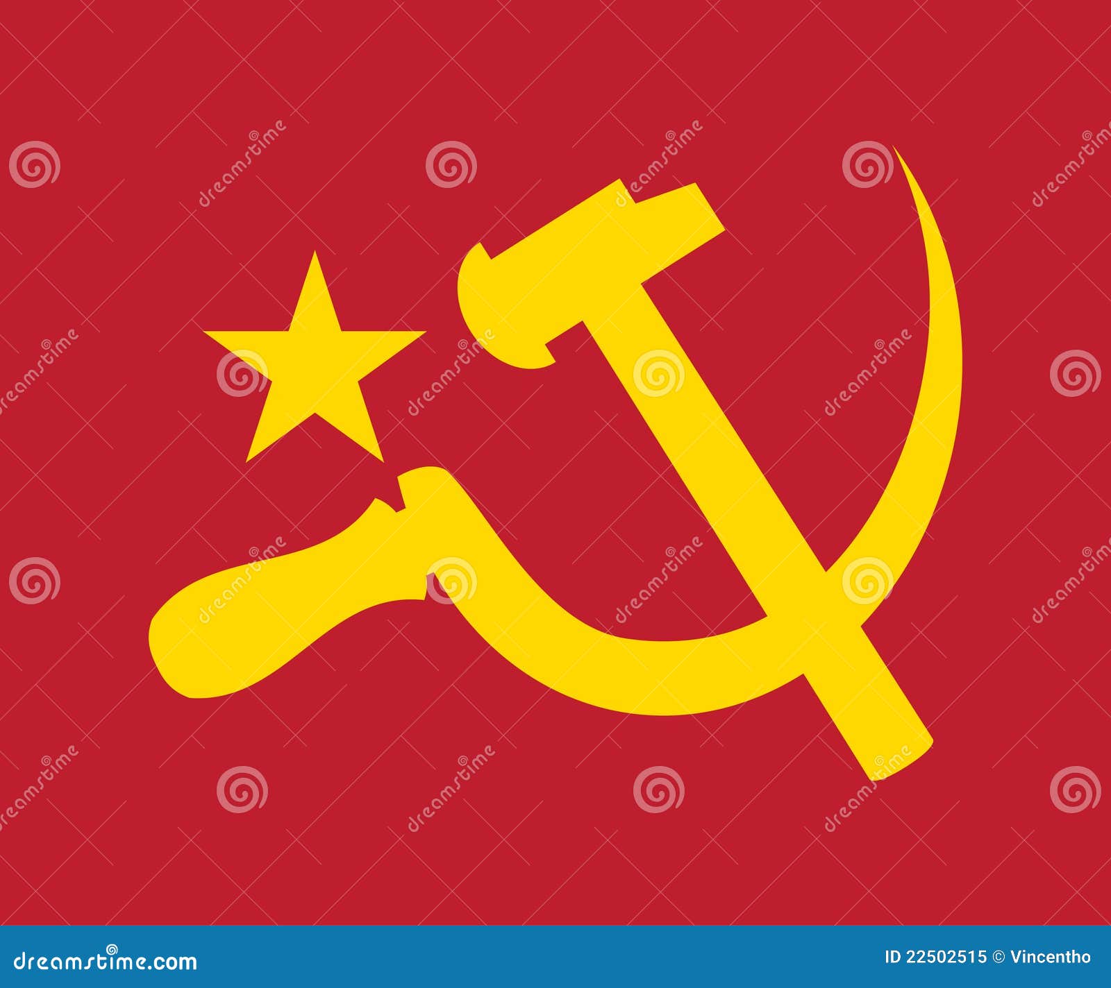 Illustration Communiste De Symbole De Logo De Communisme Illustration ...
