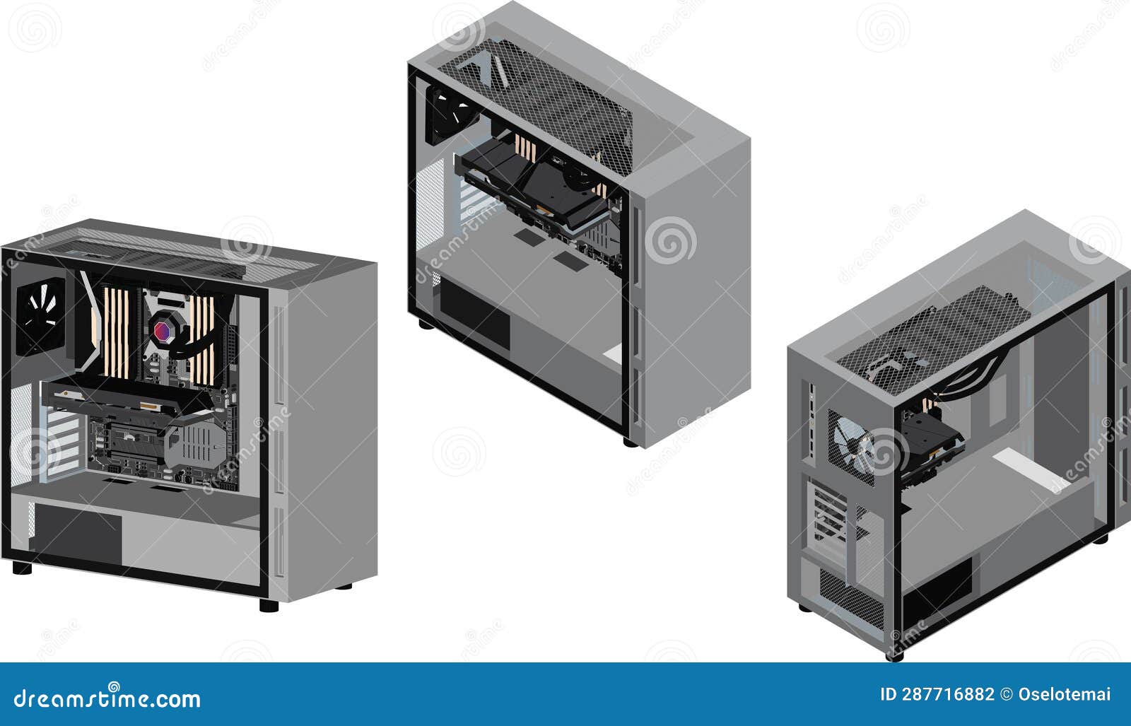 An Illustration of the Components of a Basic Computer.,computer ...