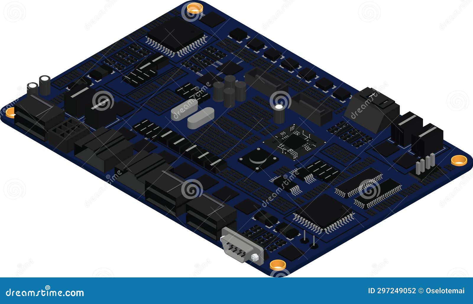 An Illustration of the Components of a Basic Computer.computer ...
