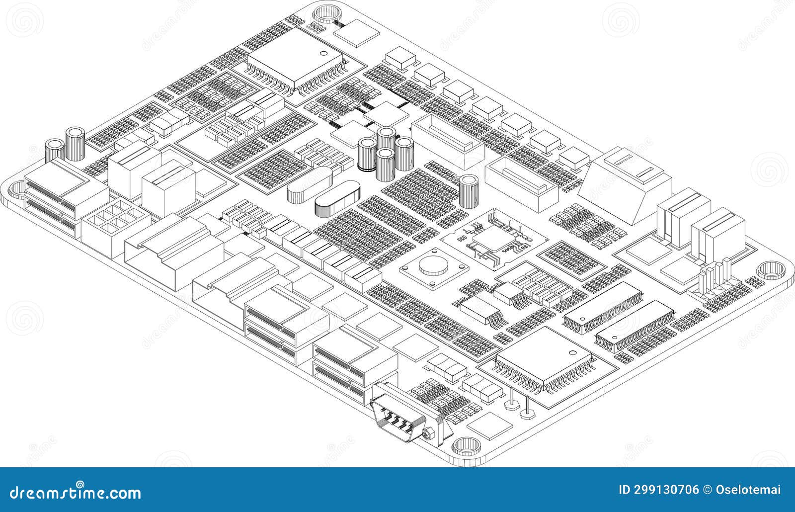 An Illustration of the Components of a Basic Computer.computer ...