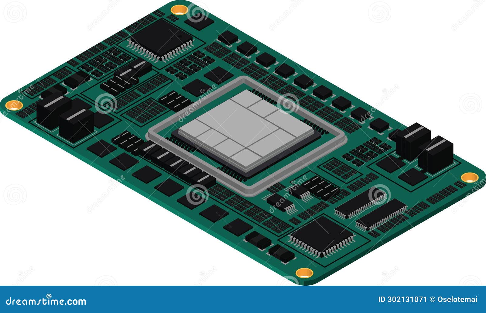 An Illustration of the Components of a Basic Computer.computer ...