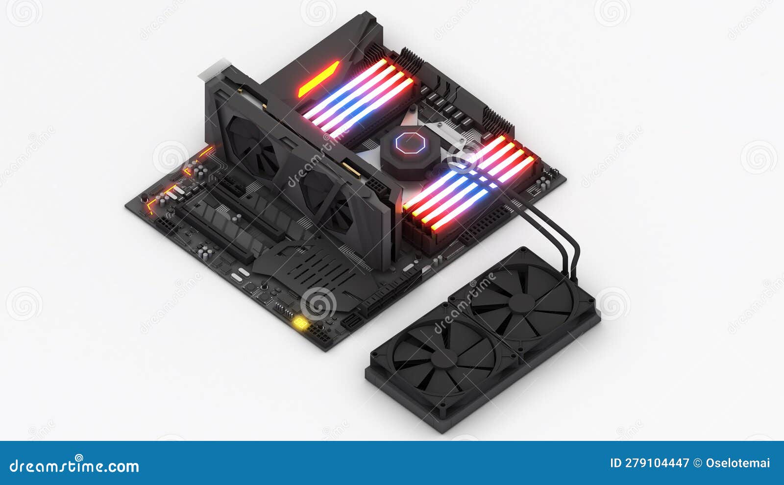 An Illustration of the Components of a Basic Computer.computer ...